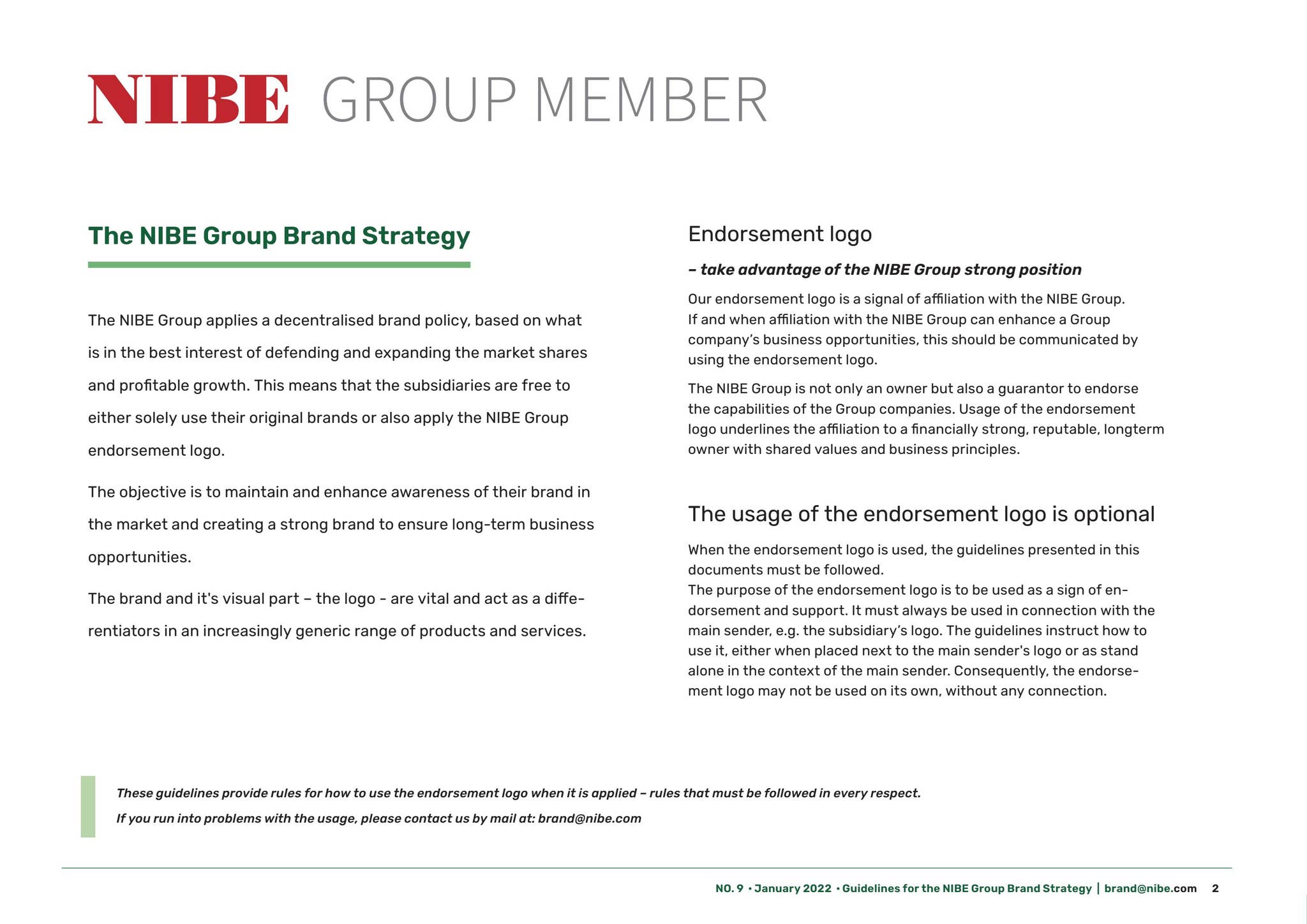 NIBE Group Brand Strategy Guidelines by NIBE Group - Issuu