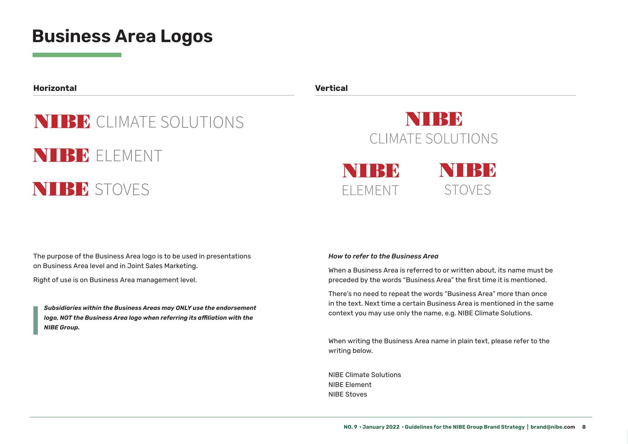 NIBE Group Brand Strategy Guidelines by NIBE Group - Issuu