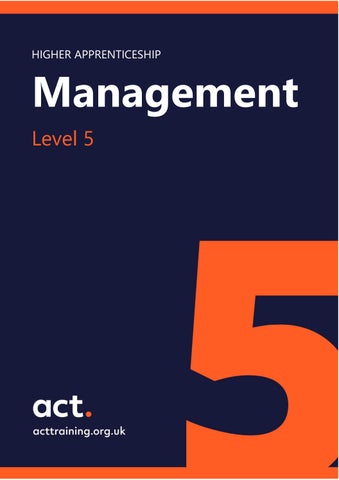 Management Level 5 by ACT - Issuu