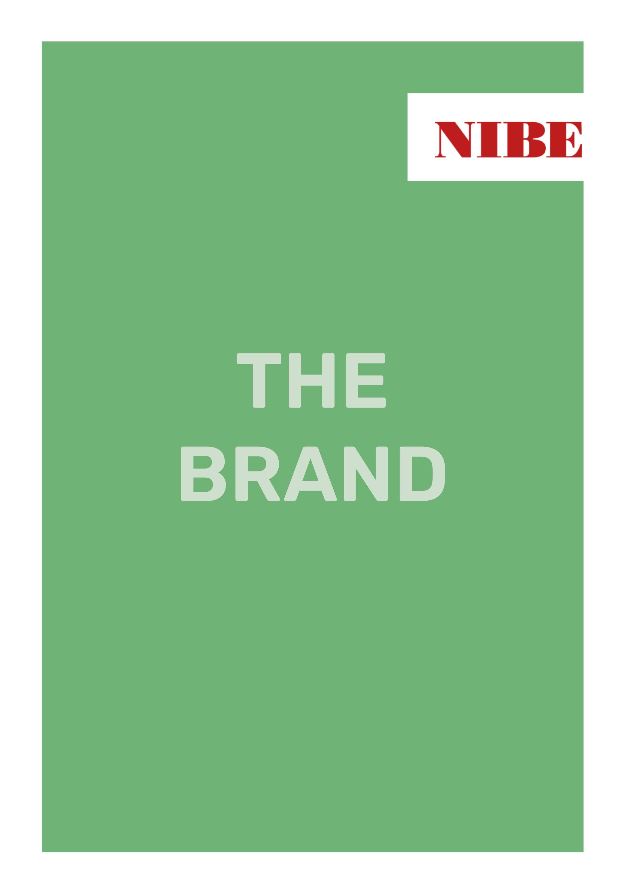 The NIBE Brand by NIBE Group - Issuu