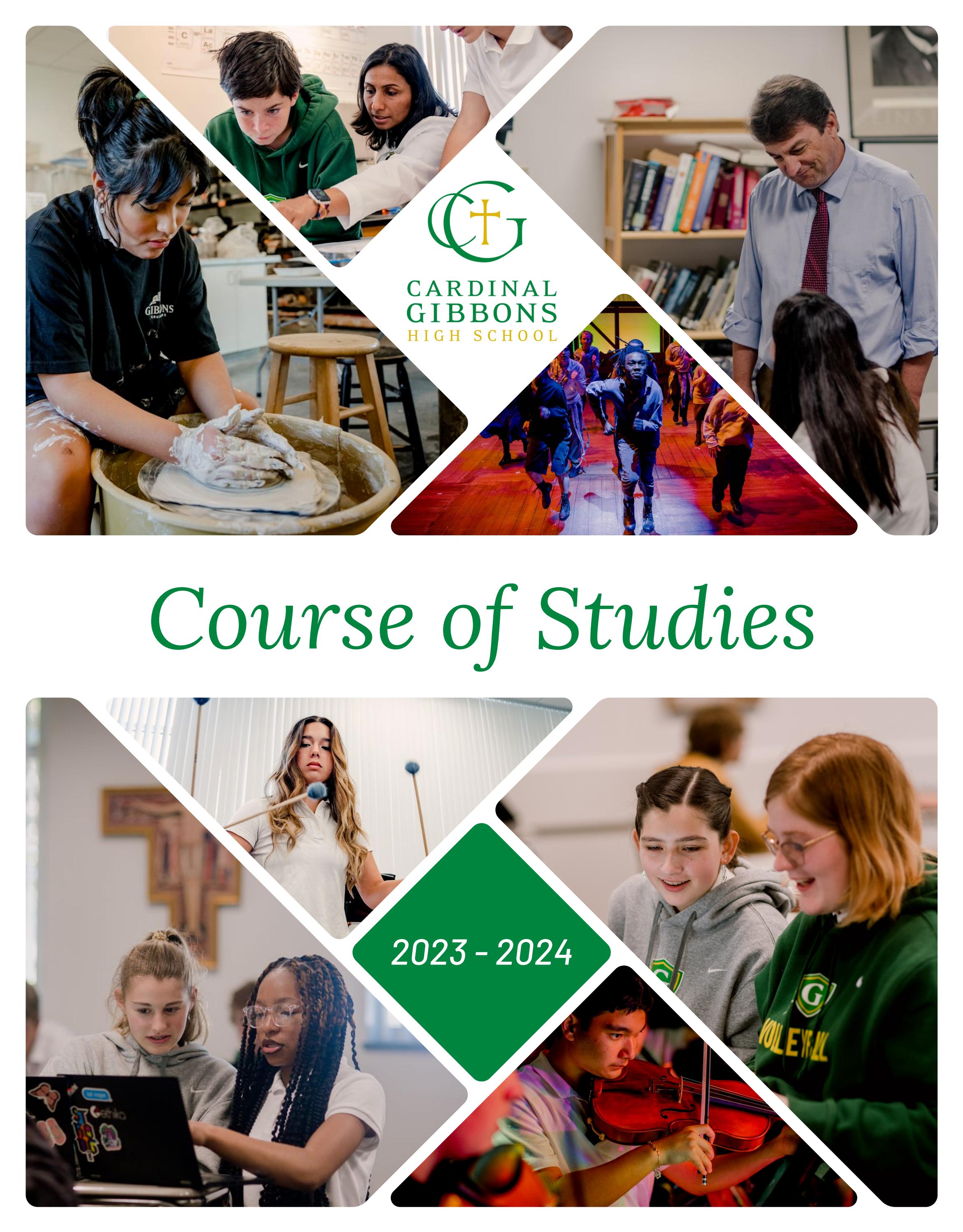 Course of Studies 2023-2024 by Cardinal Gibbons High School - Issuu