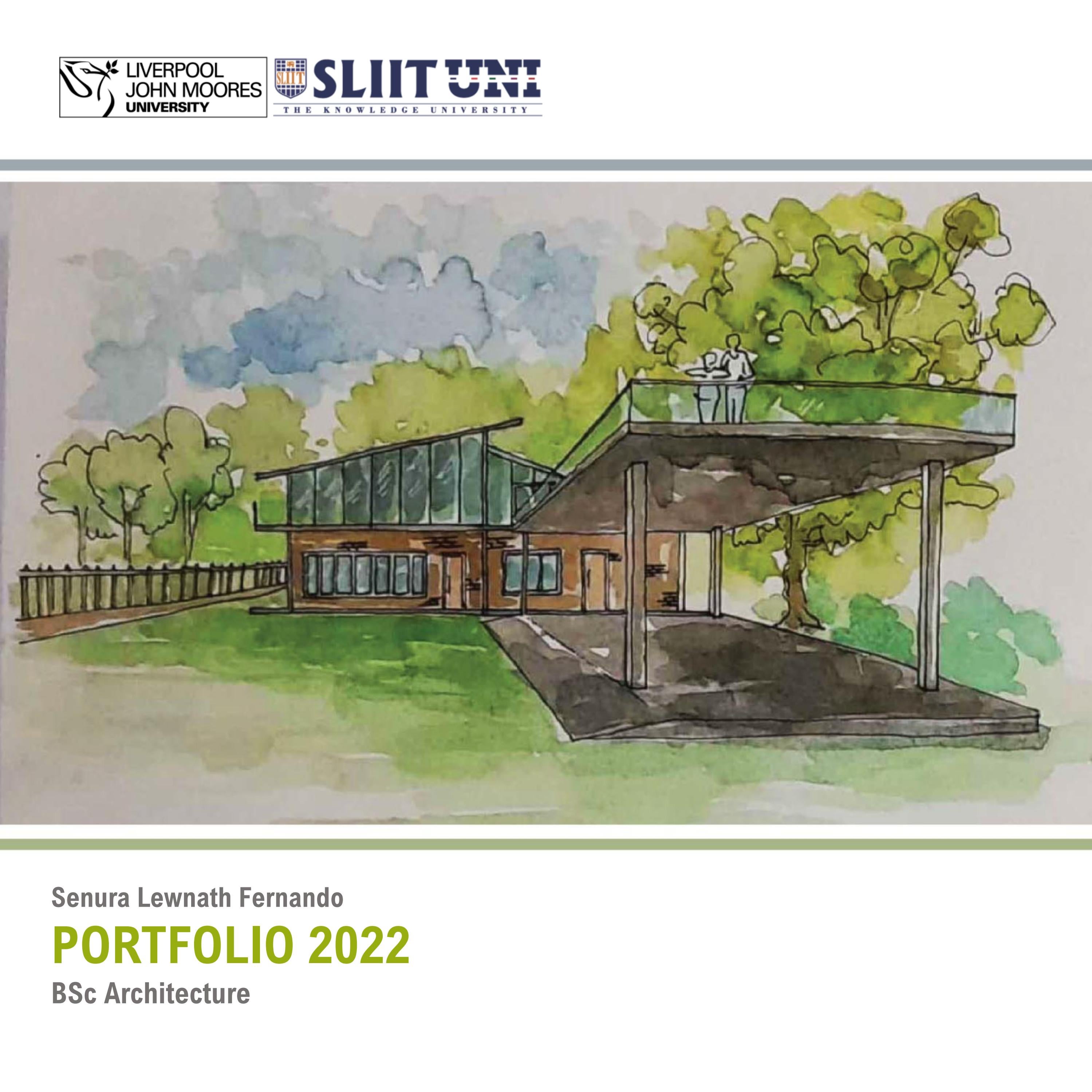 Senura Fernando - BSc(Hons) Architecture - Year 01- 2022 by SLIIT School of Architecture - Issuu