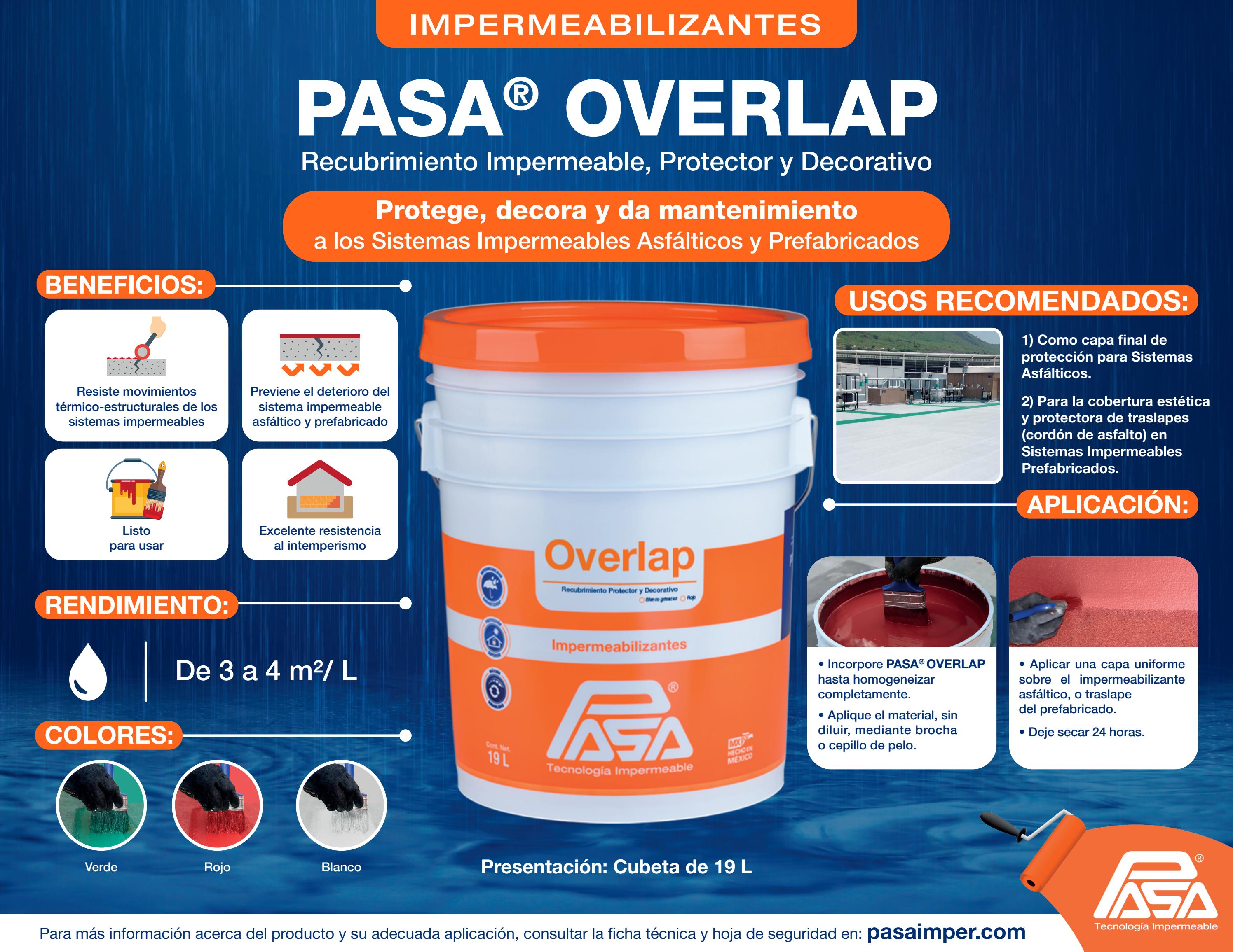 Flyer PASA® Overlap 2023 by PASA impermeabilizantes - Issuu