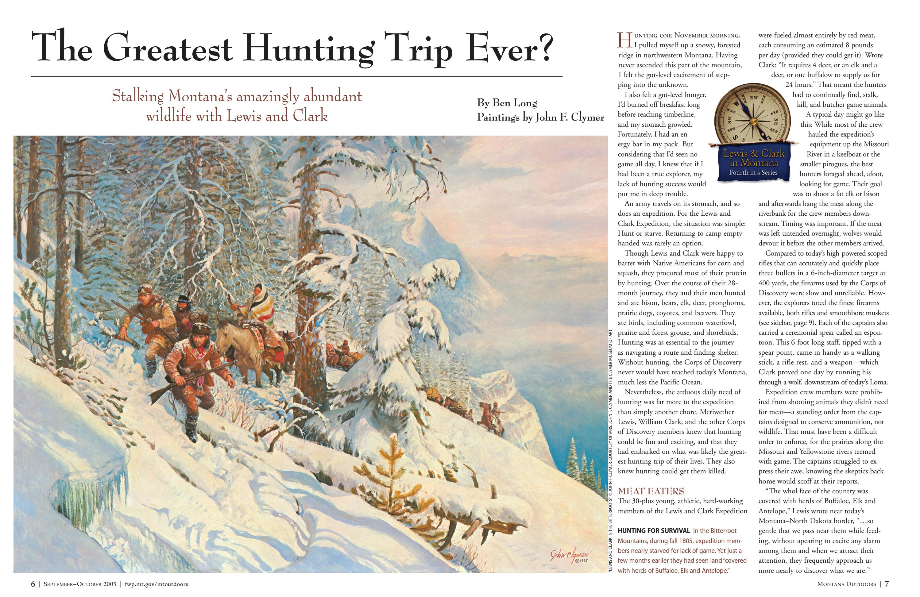 The Greatest Hunting Trip Ever? by Montana Outdoors - Issuu