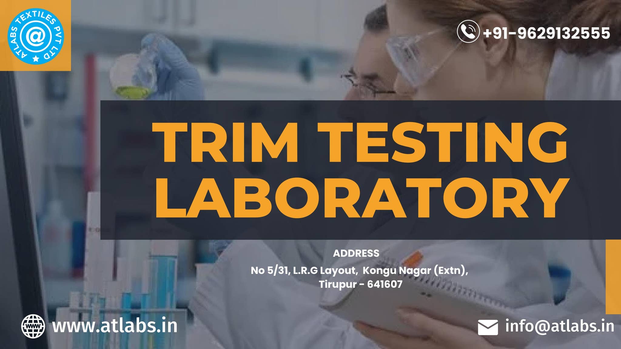 ISO certified Textile Testing Lab in tirupur by Atlabs Textile Pvt Ltd ...