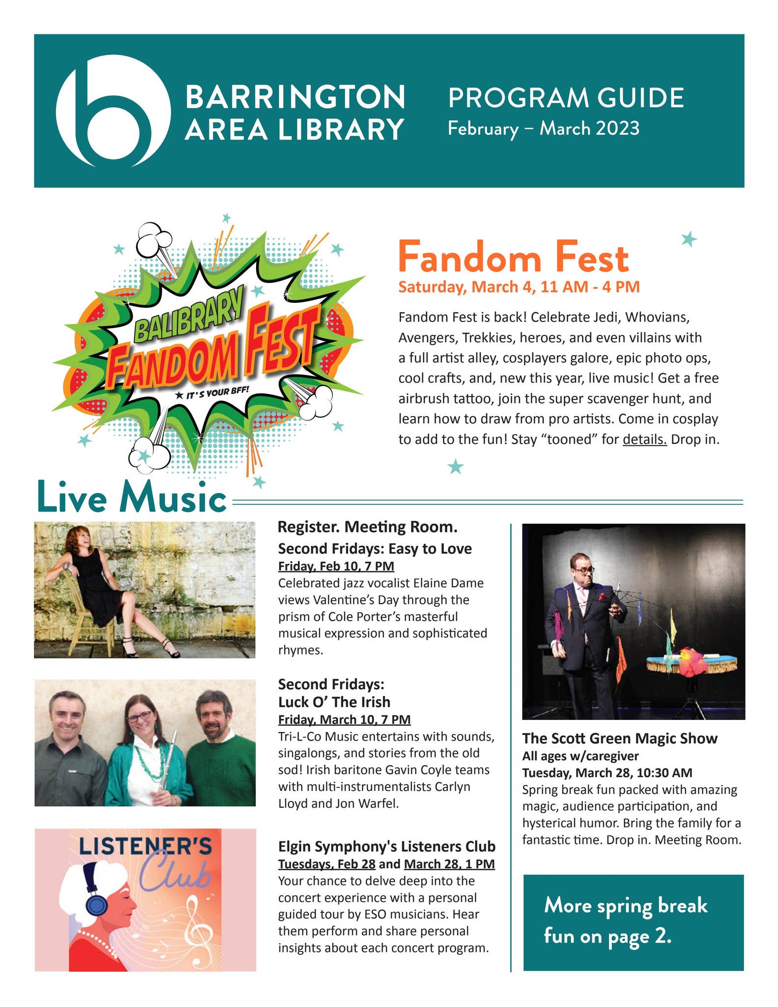February - March 2023 Program Guide | Barrington Area Library by ...