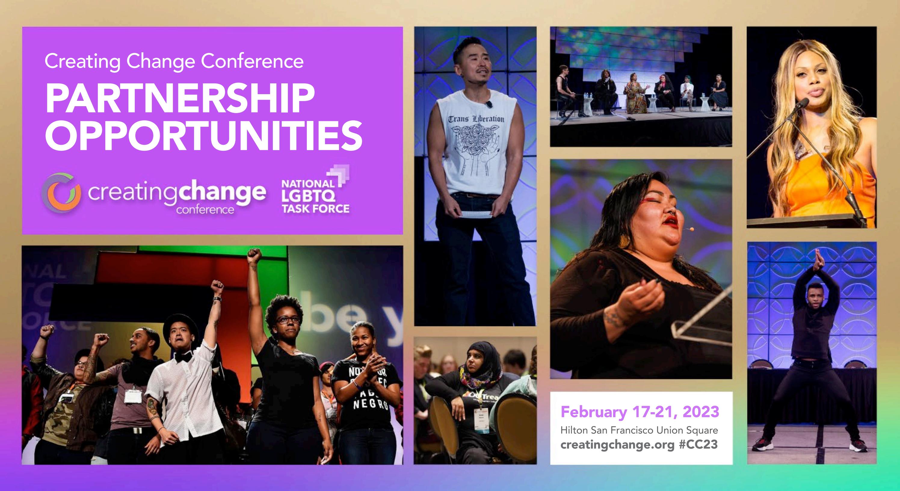 Creating Change 2023 - Partnership Brochure by National LGBTQ Task ...