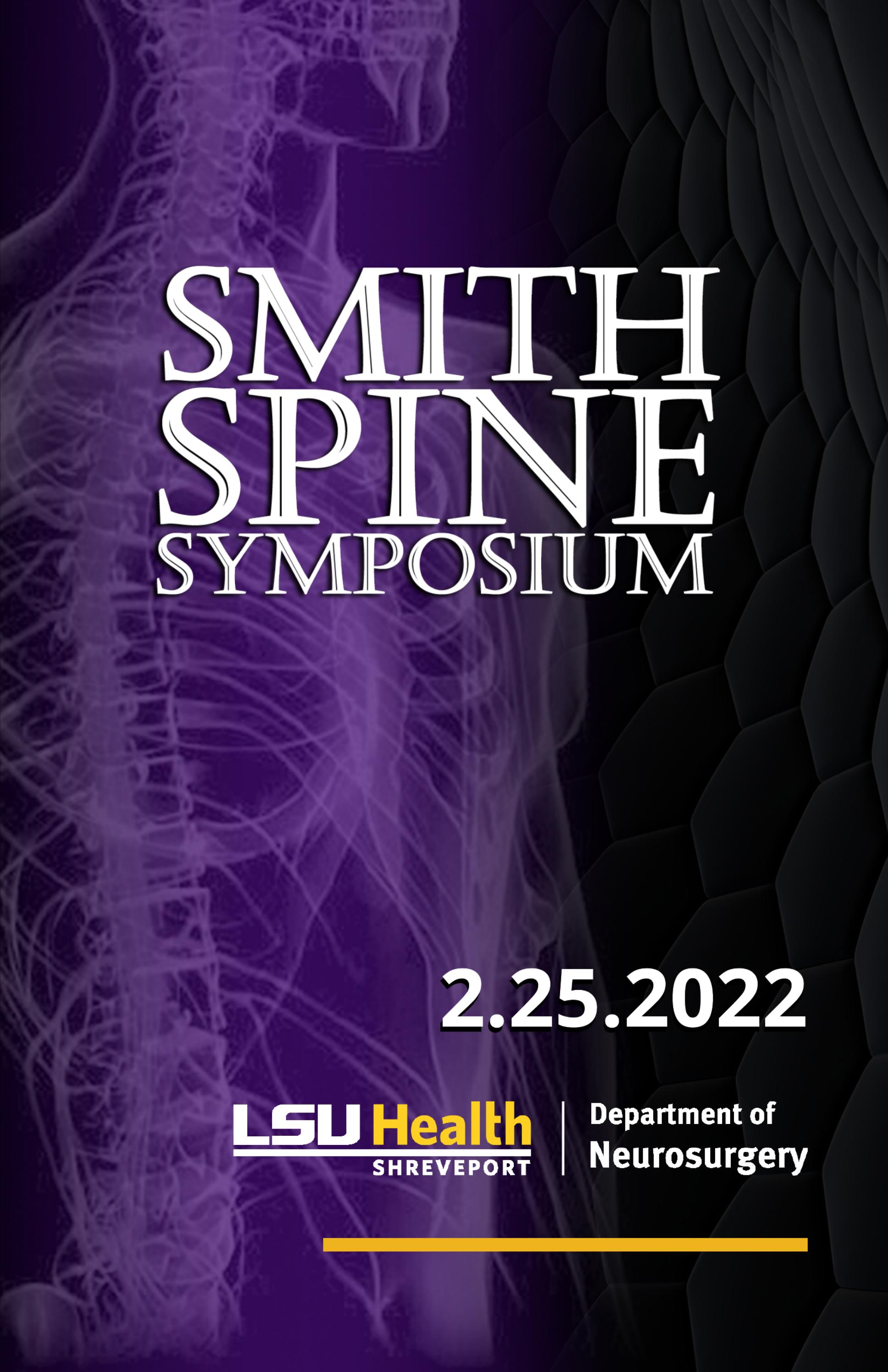 LSU Health Shreveport | Smith Spine Symposium Program (2022) by Deann ...