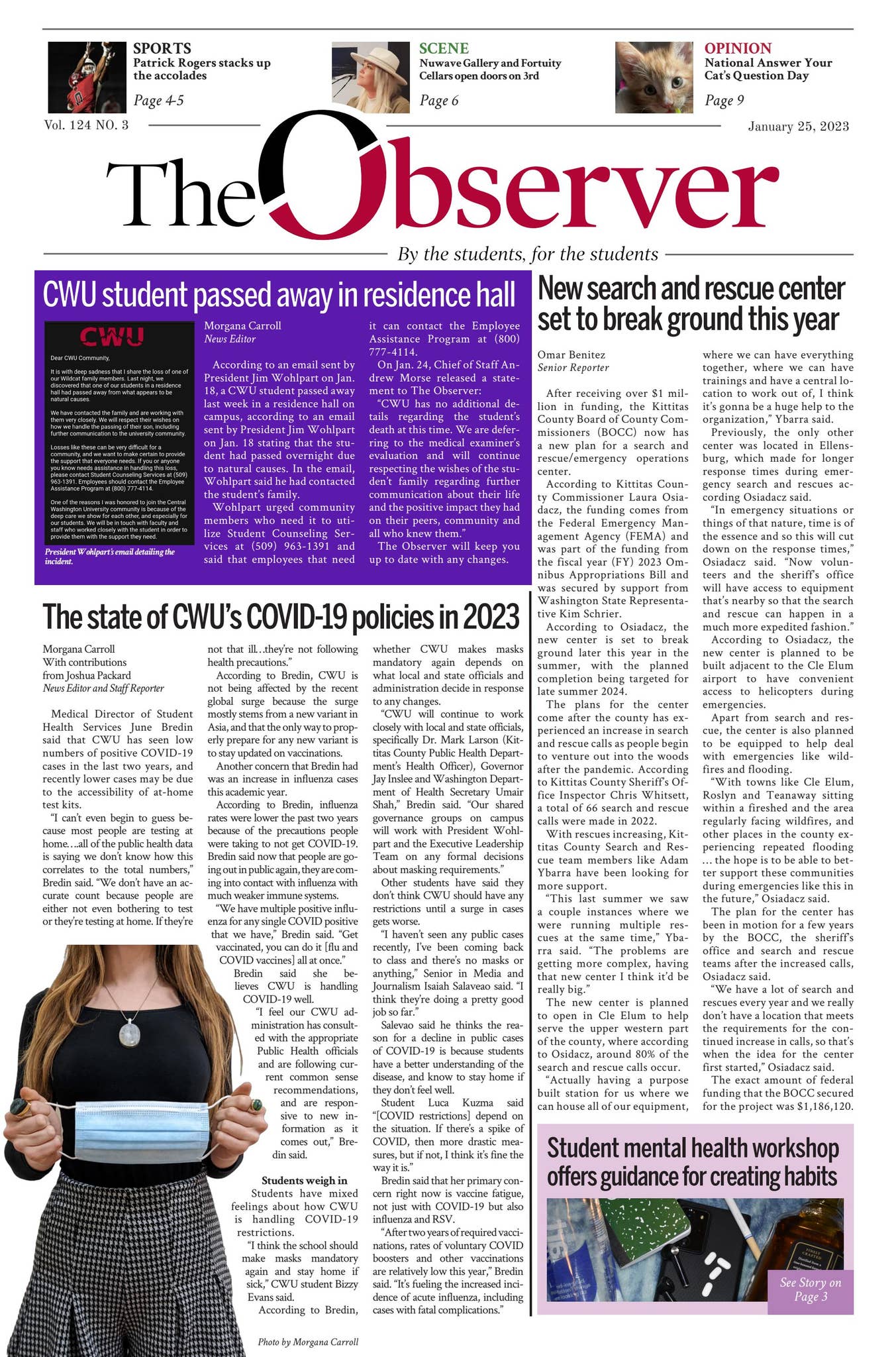 The Observer, Winter 2023 - Issue 3 by CWU Observer - Issuu