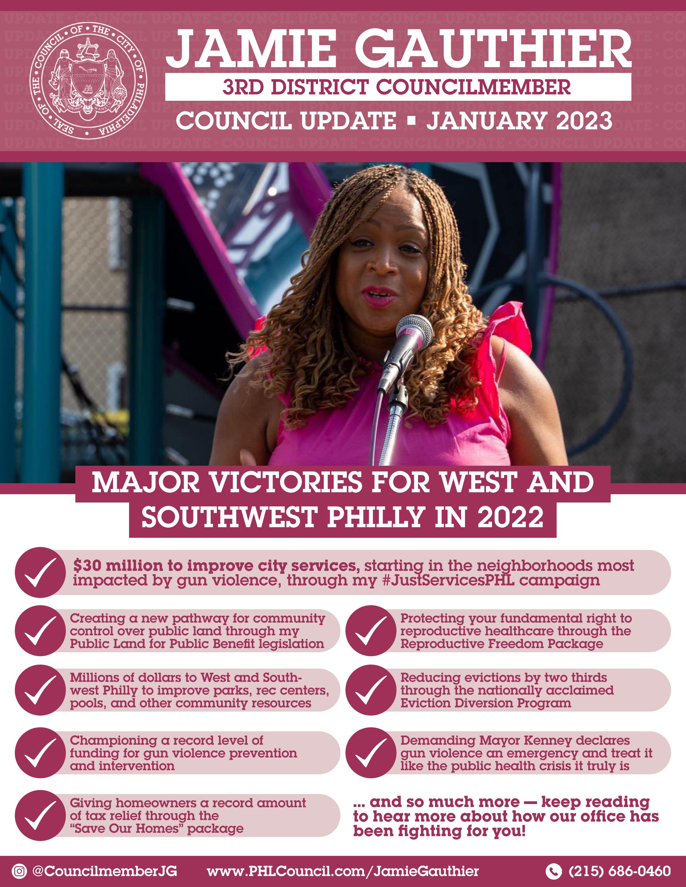 Councilmember Jamie R. Gauthier, 3rd District | Newsletter by ...