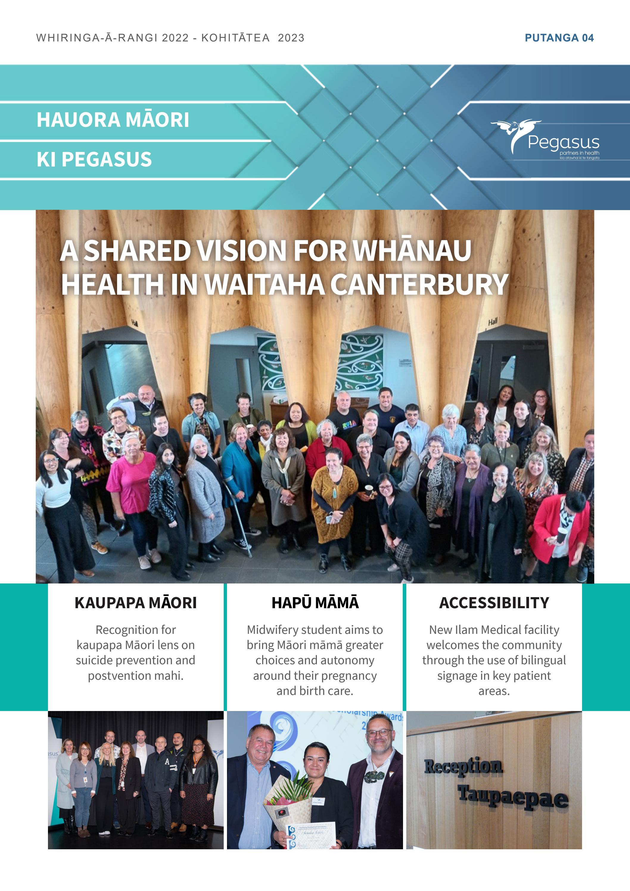 Hauora Maori Ki Pegasus: Whiringa-ā-rangi 2022 - Kohitātea 2023 ...