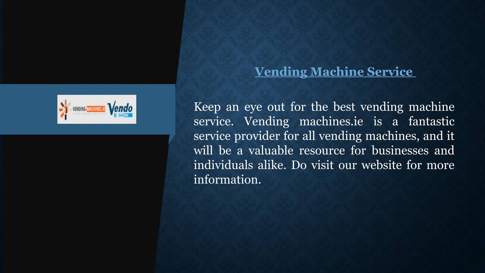 Vending Machine Service | Vending-machines.ie by Vending-Machines.ie ...