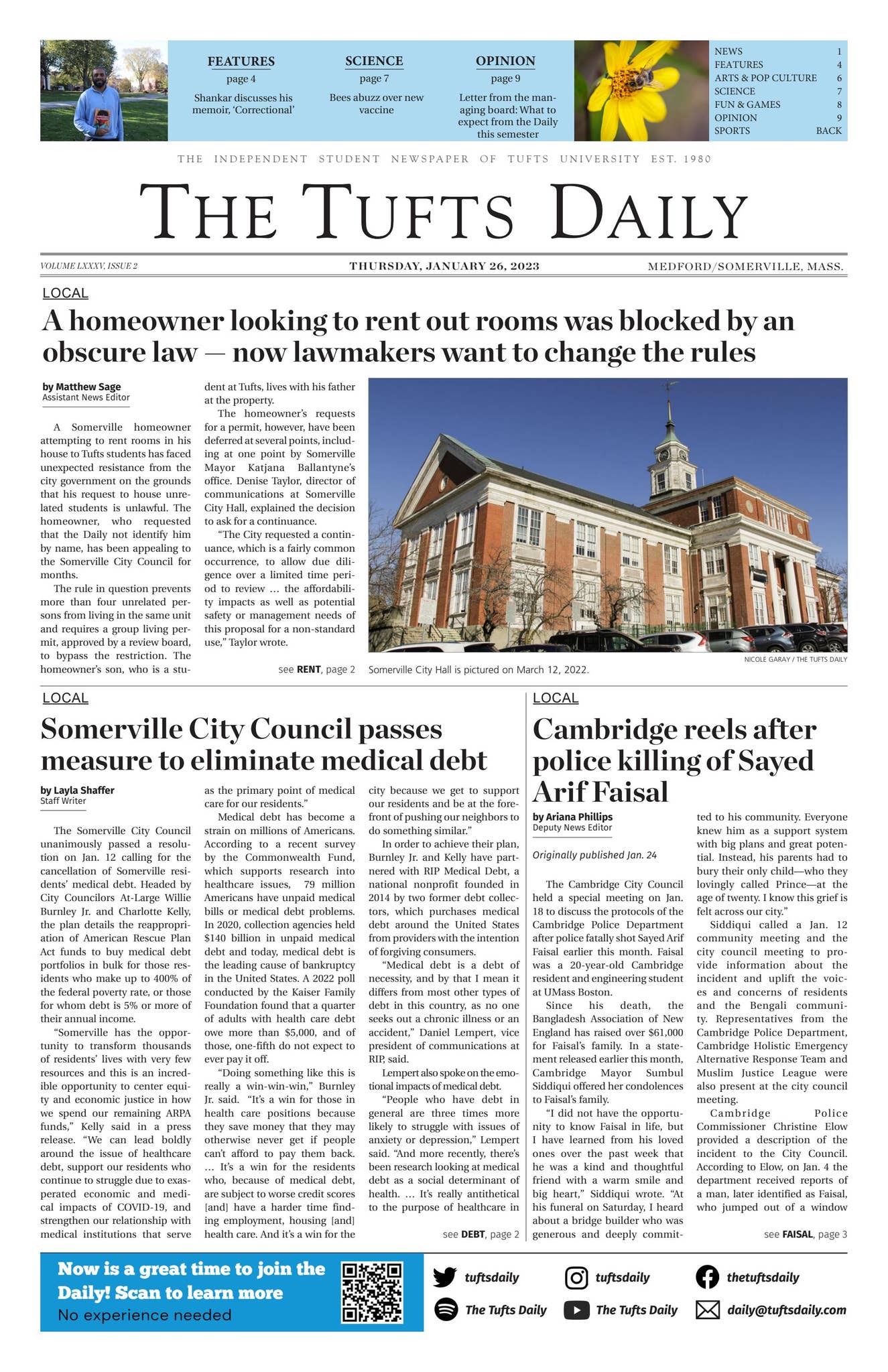 The Tufts Daily - January 26, 2023 by The Tufts Daily - Issuu