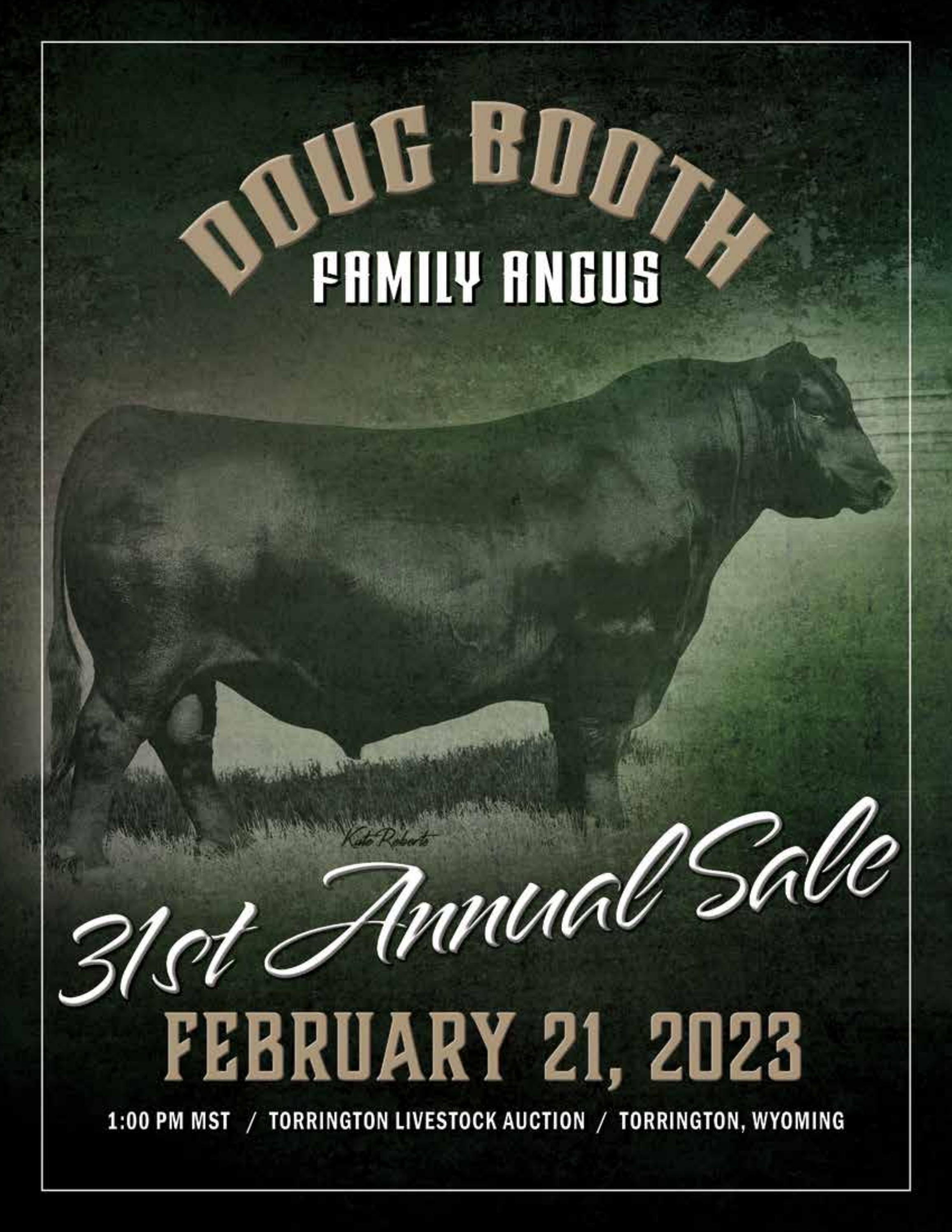 2023 - Doug Booth Family Angus 31st Annual Sale by Honor Ag Branding ...