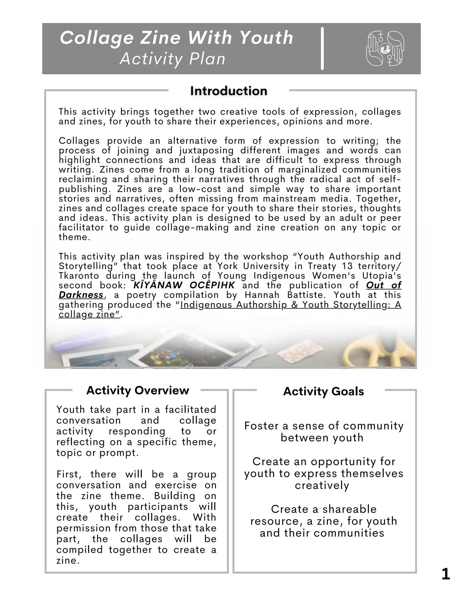 Collage Zine Activity Plan by Participatory Cultures Lab - Issuu