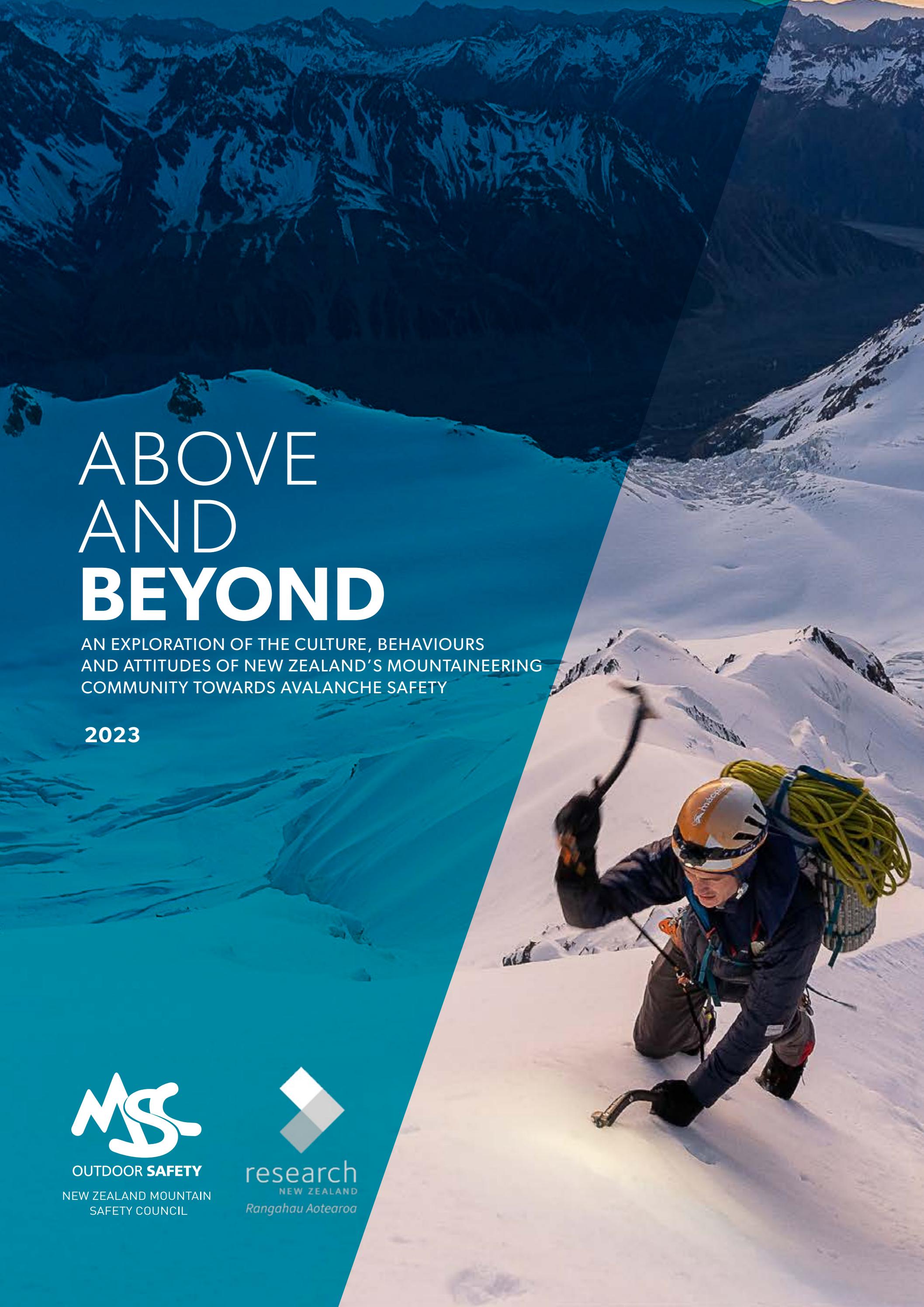 Above and Beyond | NZMSC Mountaineering Research 2023 by New Zealand ...