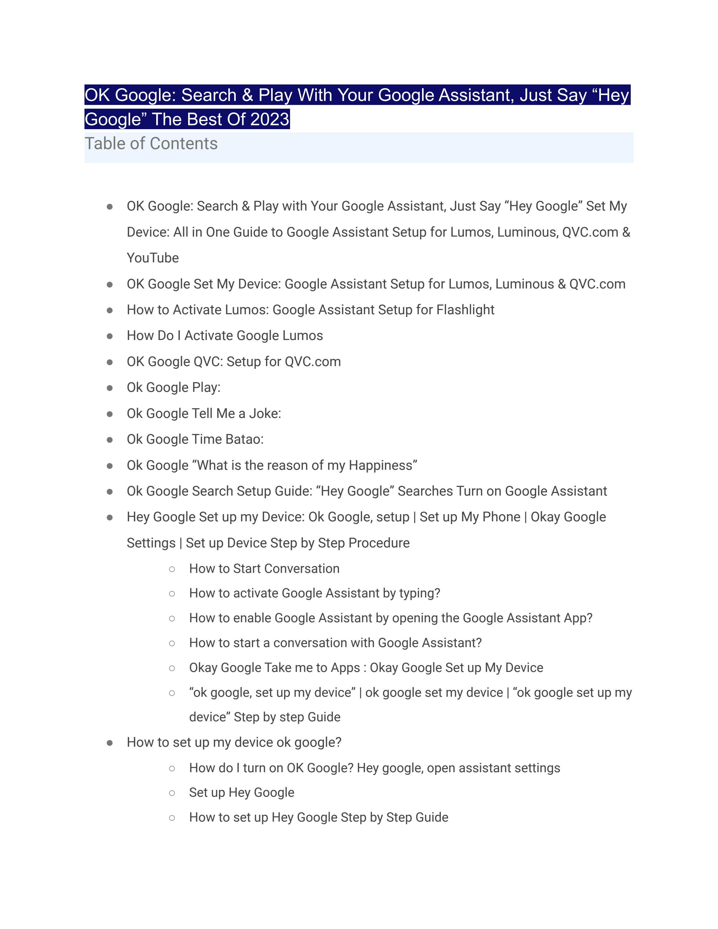 OK Google: Search & Play With Your Google Assistant, Just Say “Hey ...