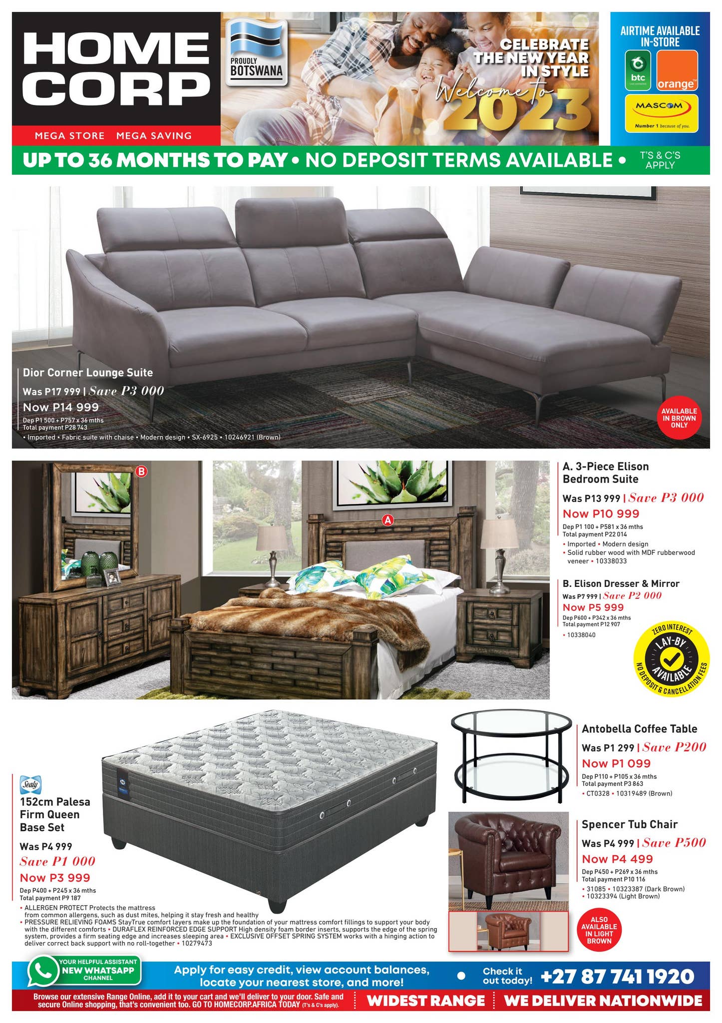 Home Corp Botswana - Furniture Catalogue - 27-30 January 2023 by Chatterbox Digital - Issuu