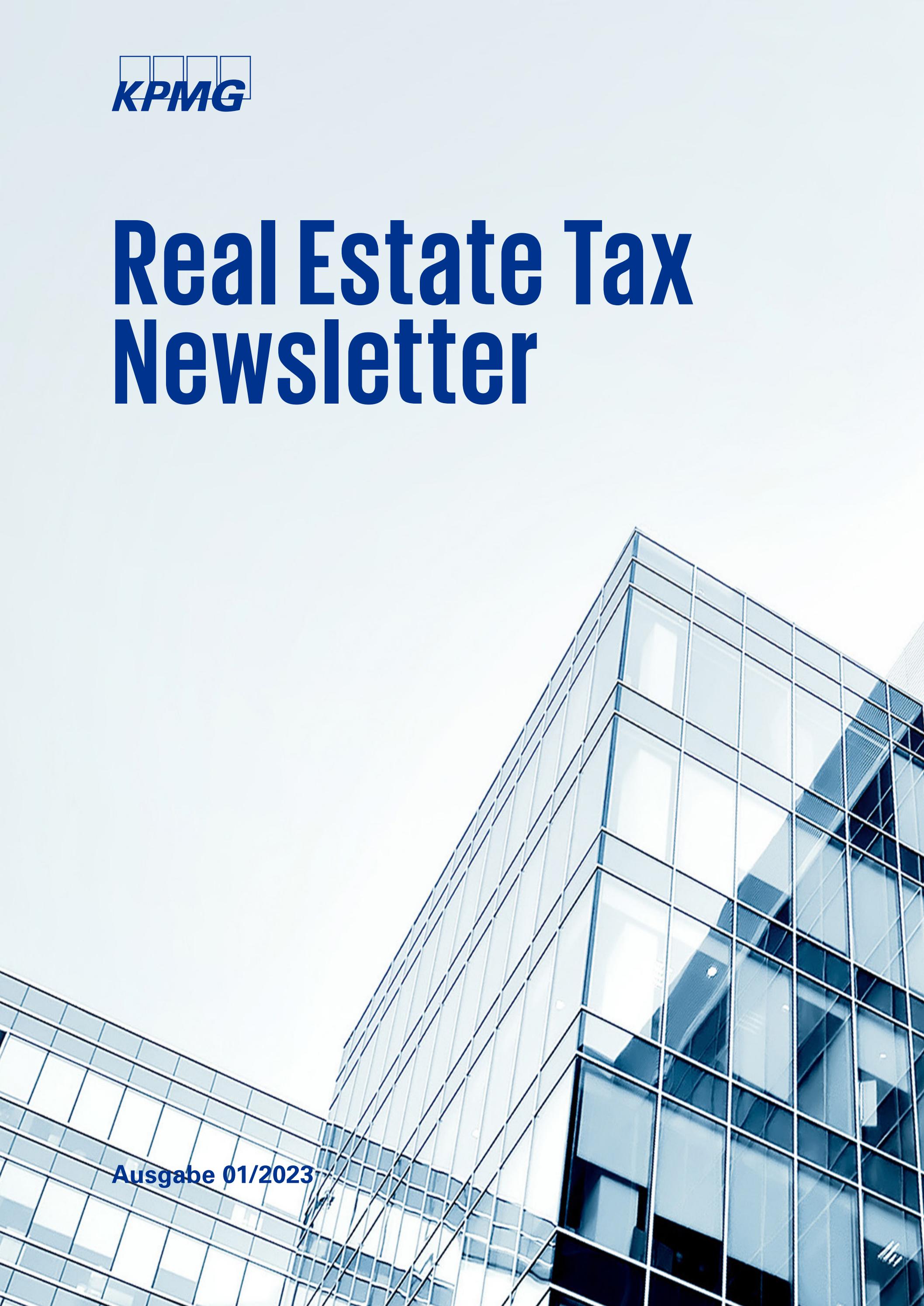 KPMG - Real Estate Tax Newsletter 01-2023.pdf by KPMG AG ...