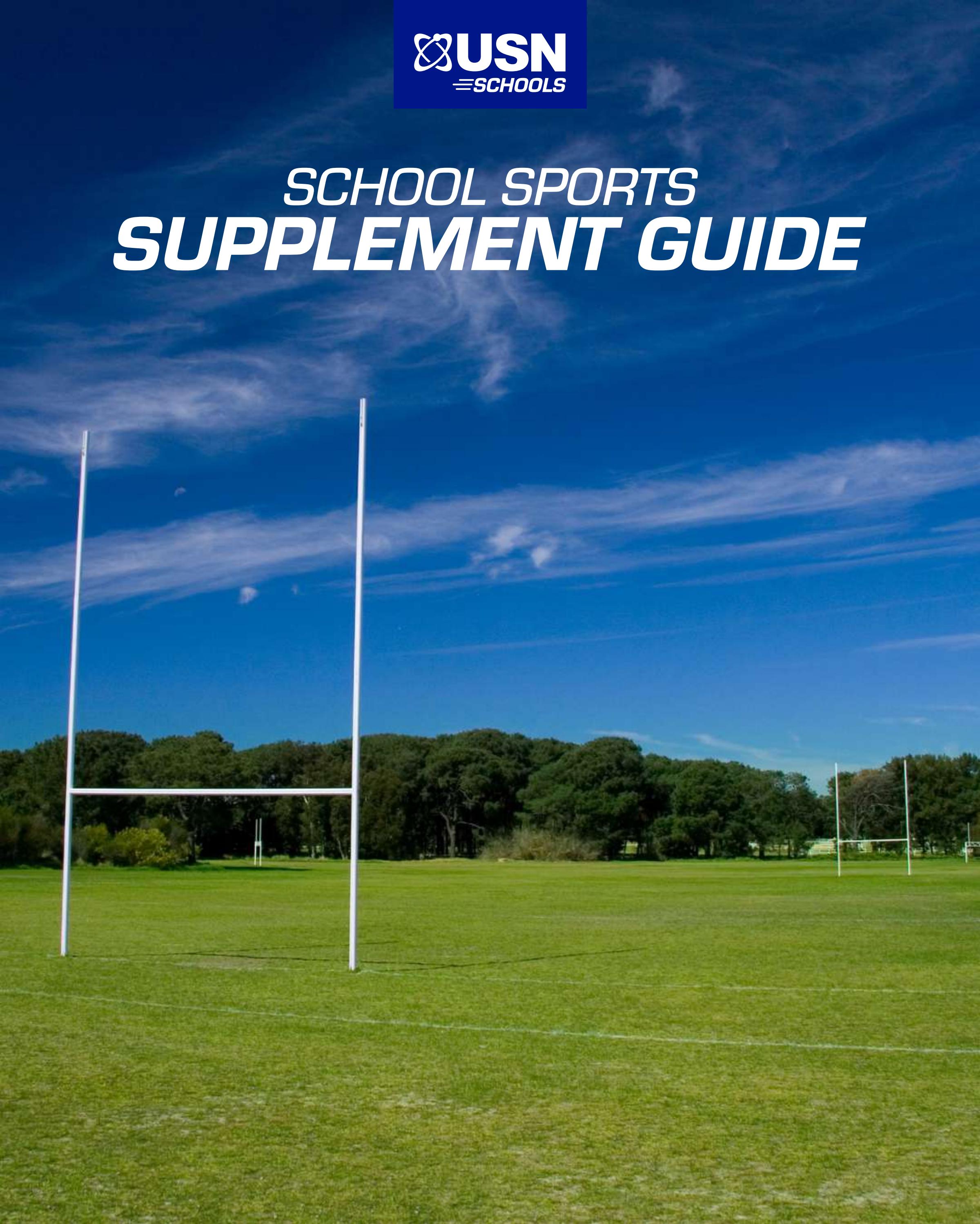 USN Schools Supplement Guide by USN - Ultimate Sports Nutrition - Issuu