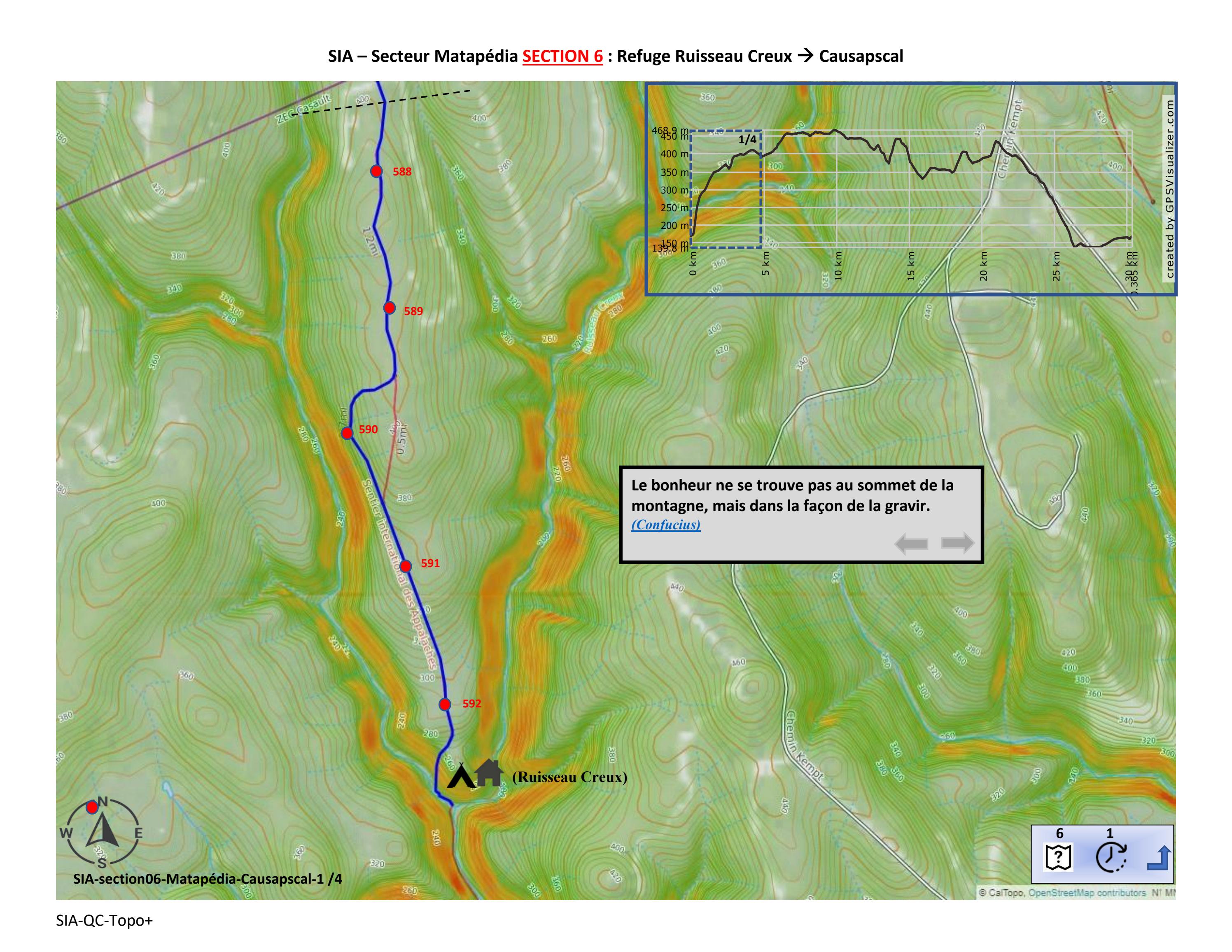 Sentier international des Appalaches-QC / Carte La Vallée_2023_01_t by ...
