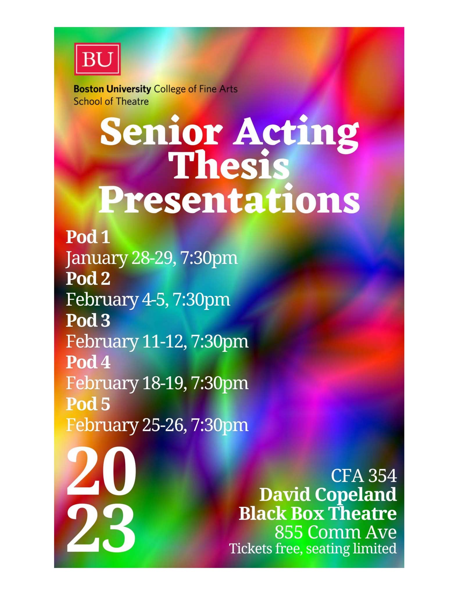 Senior Acting Thesis (2023) | Boston University School of Theatre ...
