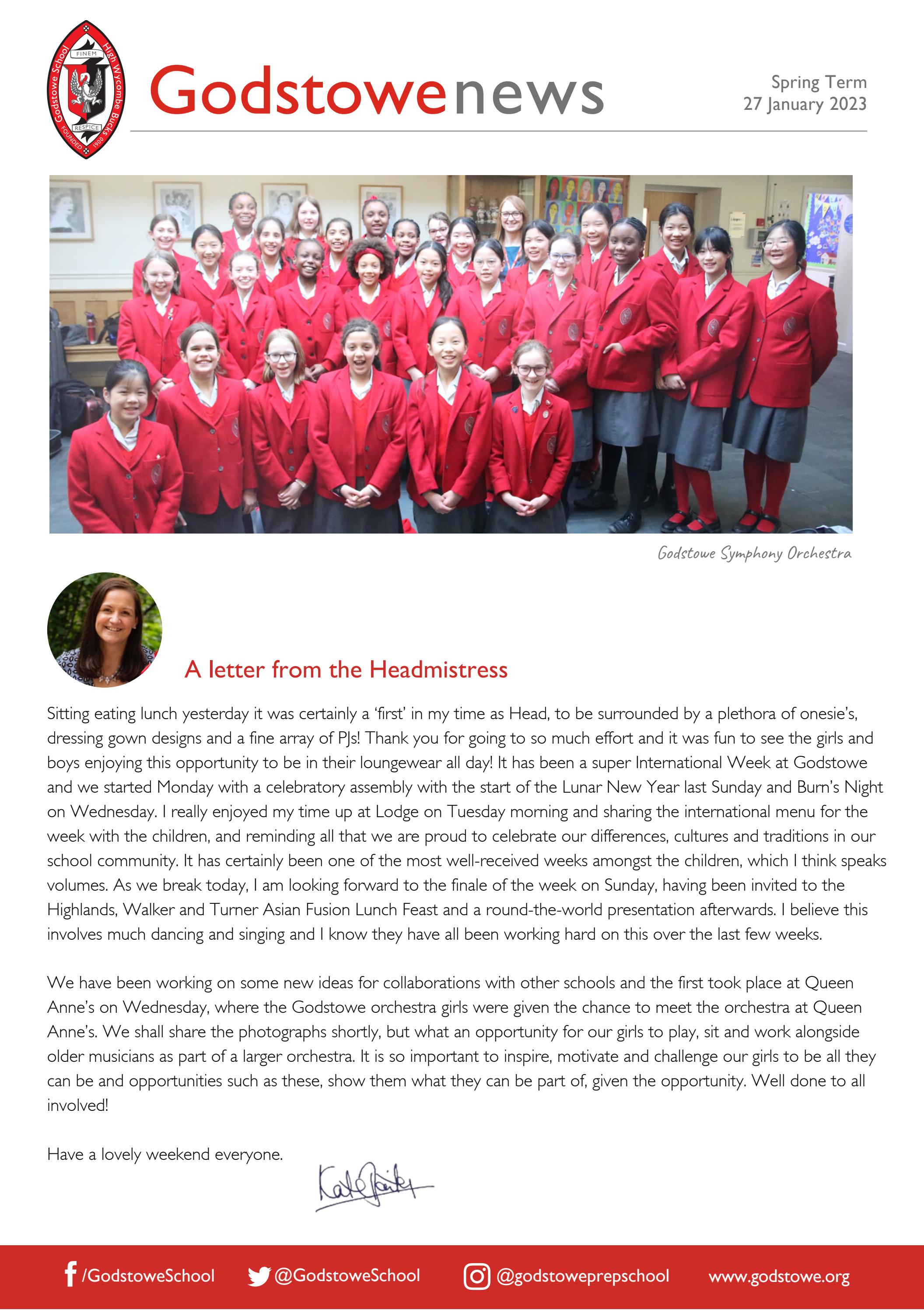 Godstowe News: Spring Term 27/1 by GodstowePrep - Issuu