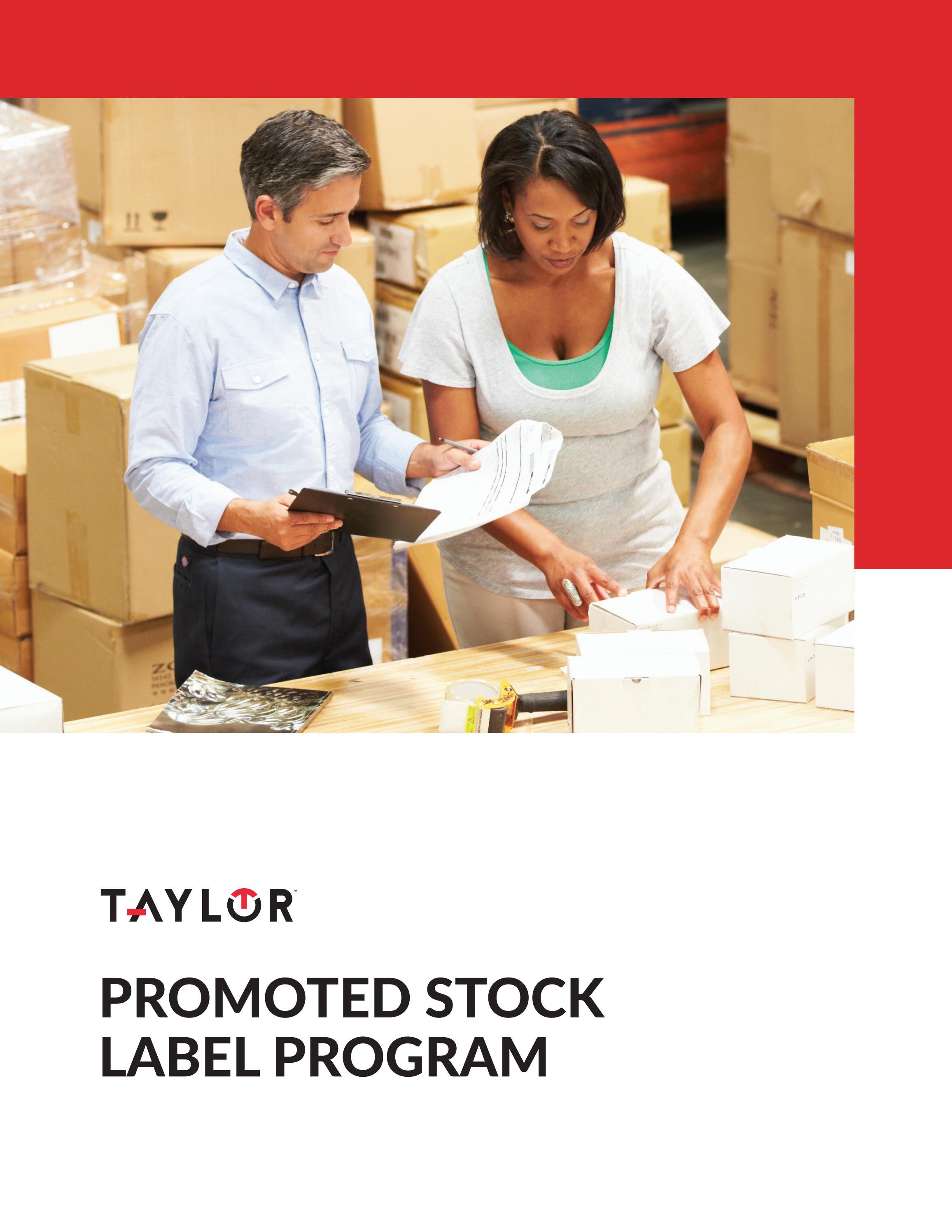 Promoted Stock Label Program by Taylor - Issuu