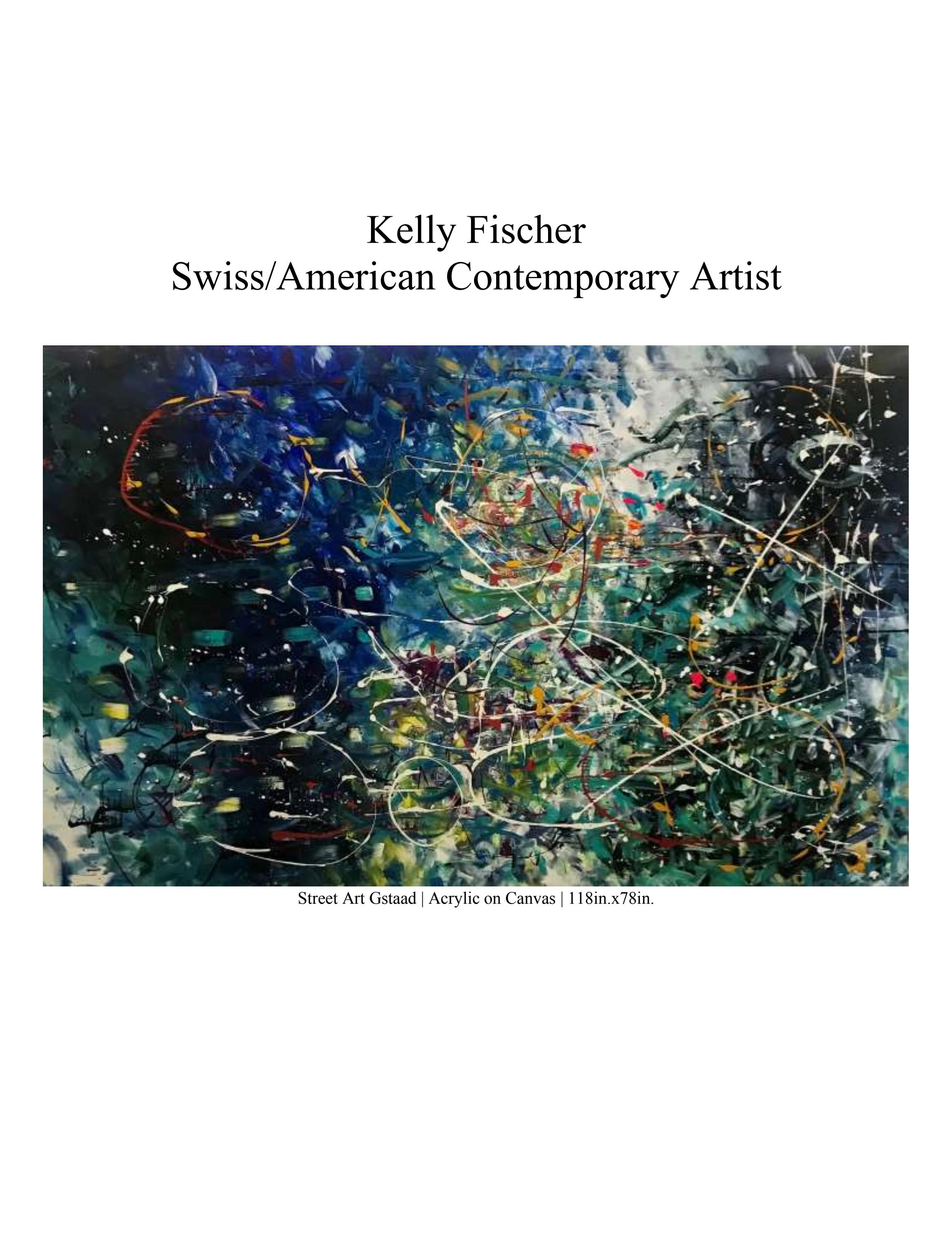 Street Art Gstaad | Kelly Fischer, Contemporary Swiss/American Artist ...