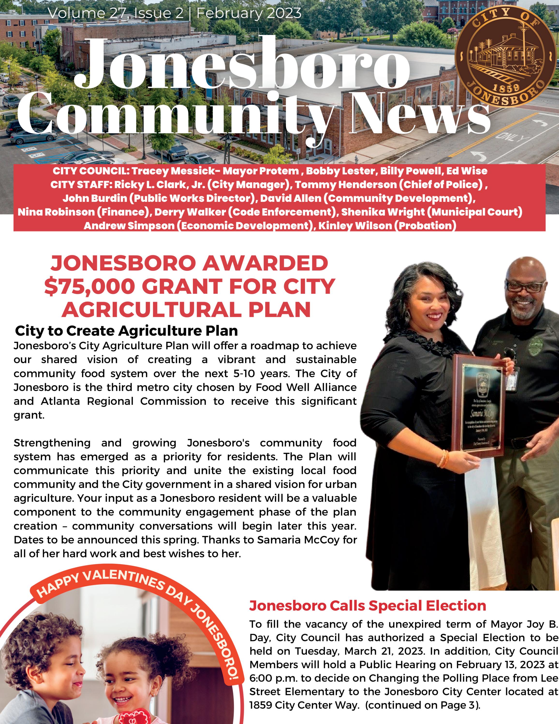 The Community Newsletter (Volume 27, Issue 2) by City of Jonesboro - Issuu
