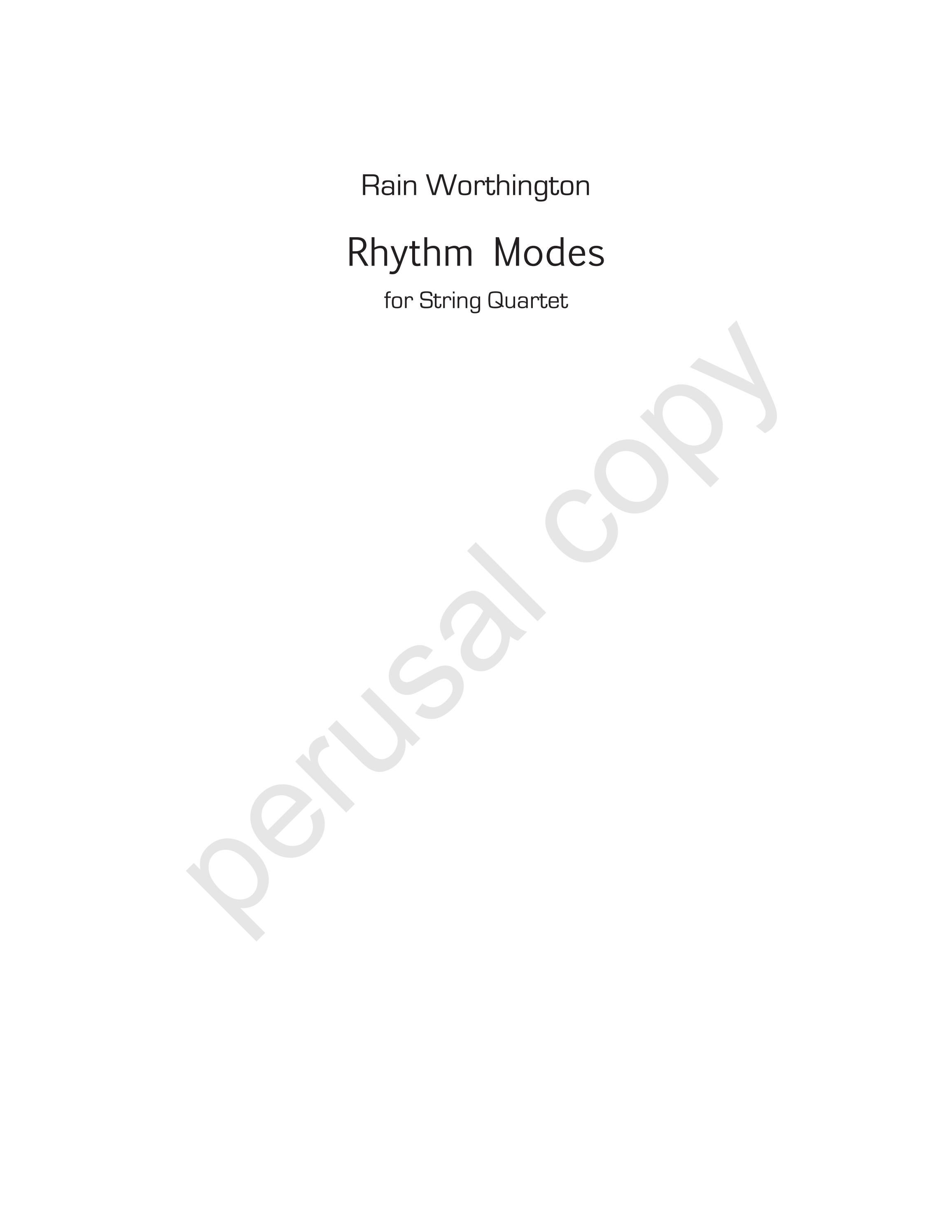 Rhythm modes perusal by Rain Worthington - Issuu