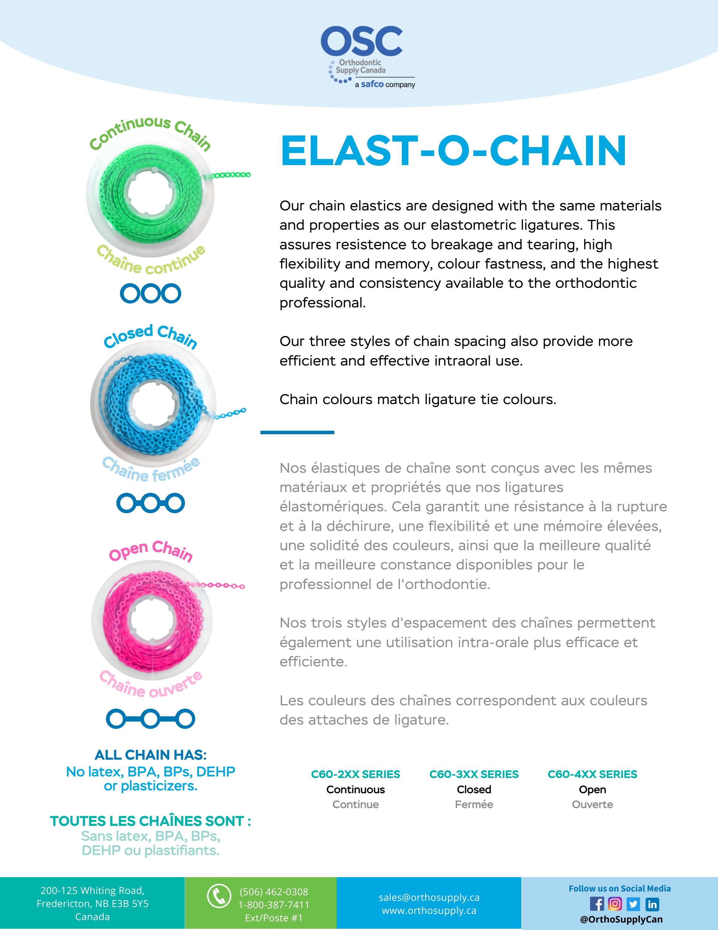 Elast-o-chain by Orthodontic Supply of Canada - Issuu
