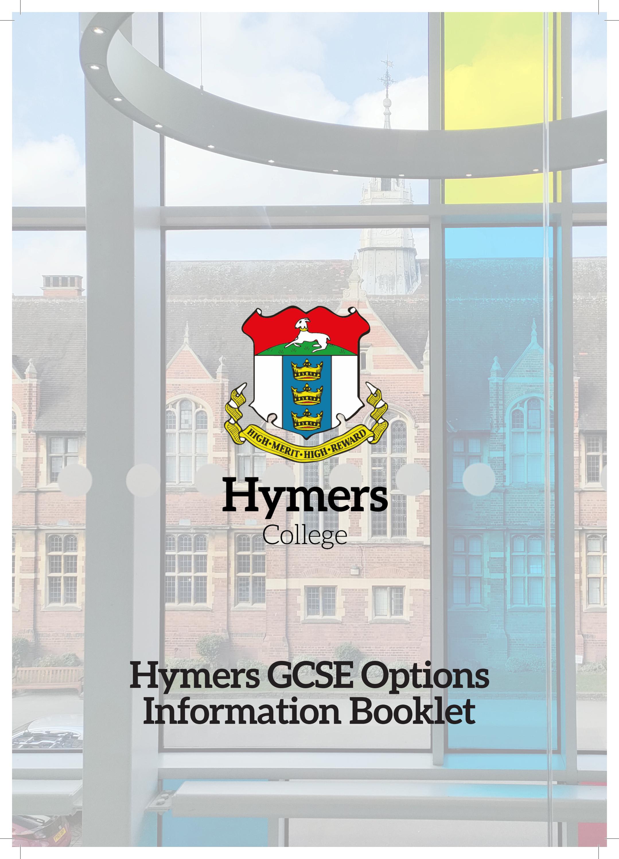 Hymers College GCSE Course Booklet 2023 by marketing-hymers - Issuu