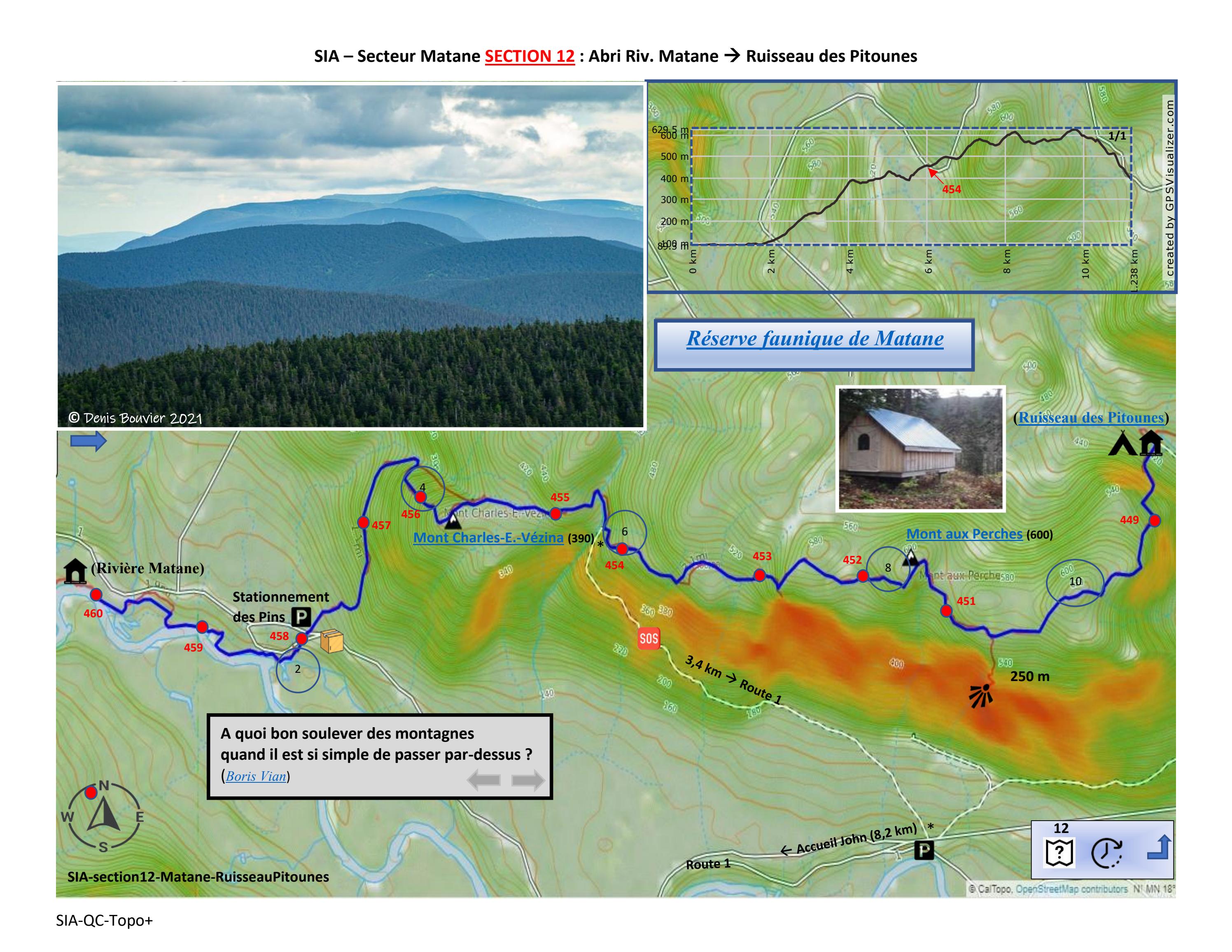 SIA-QC / Carte Réserve faunique de Matane_2023_01_t by Sentier ...