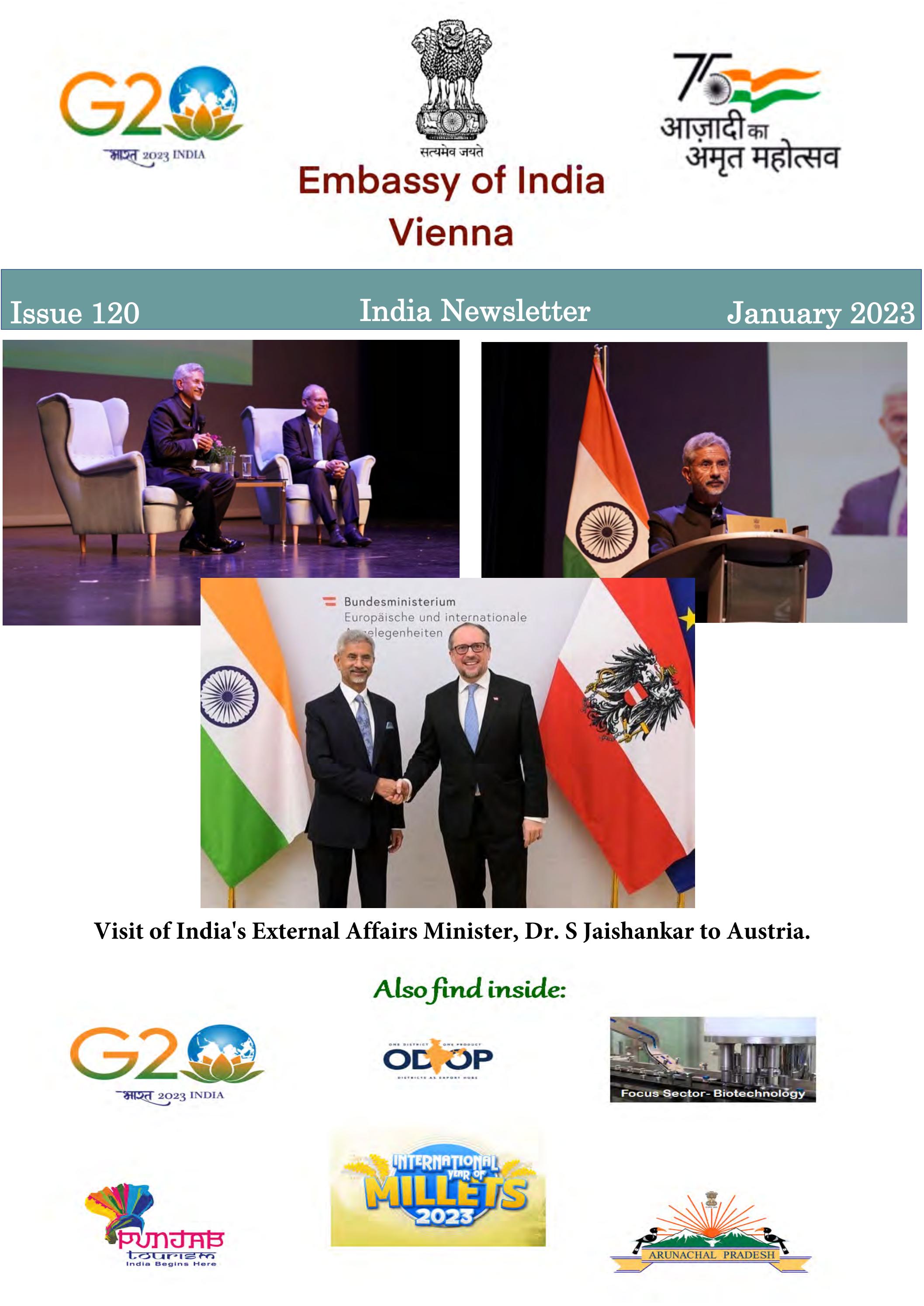 Embassy of India Newsletter- January 2023 by Indian Embassy Vienna - Issuu