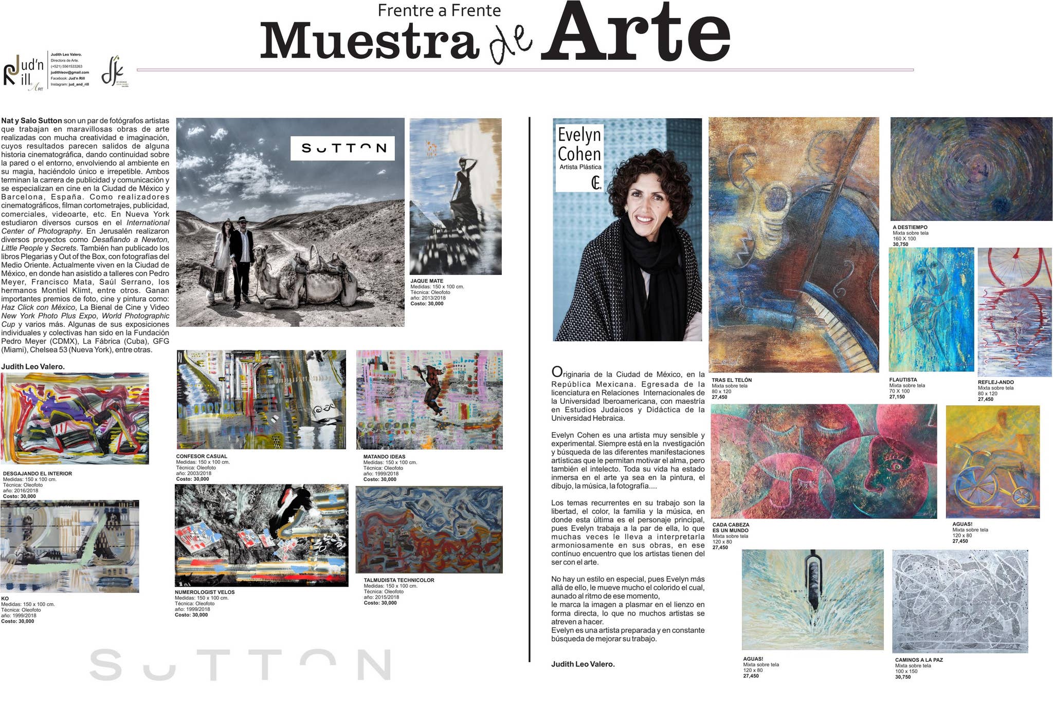 SUTTON/EVELYN COHEN by Judith Leo Valero - Issuu