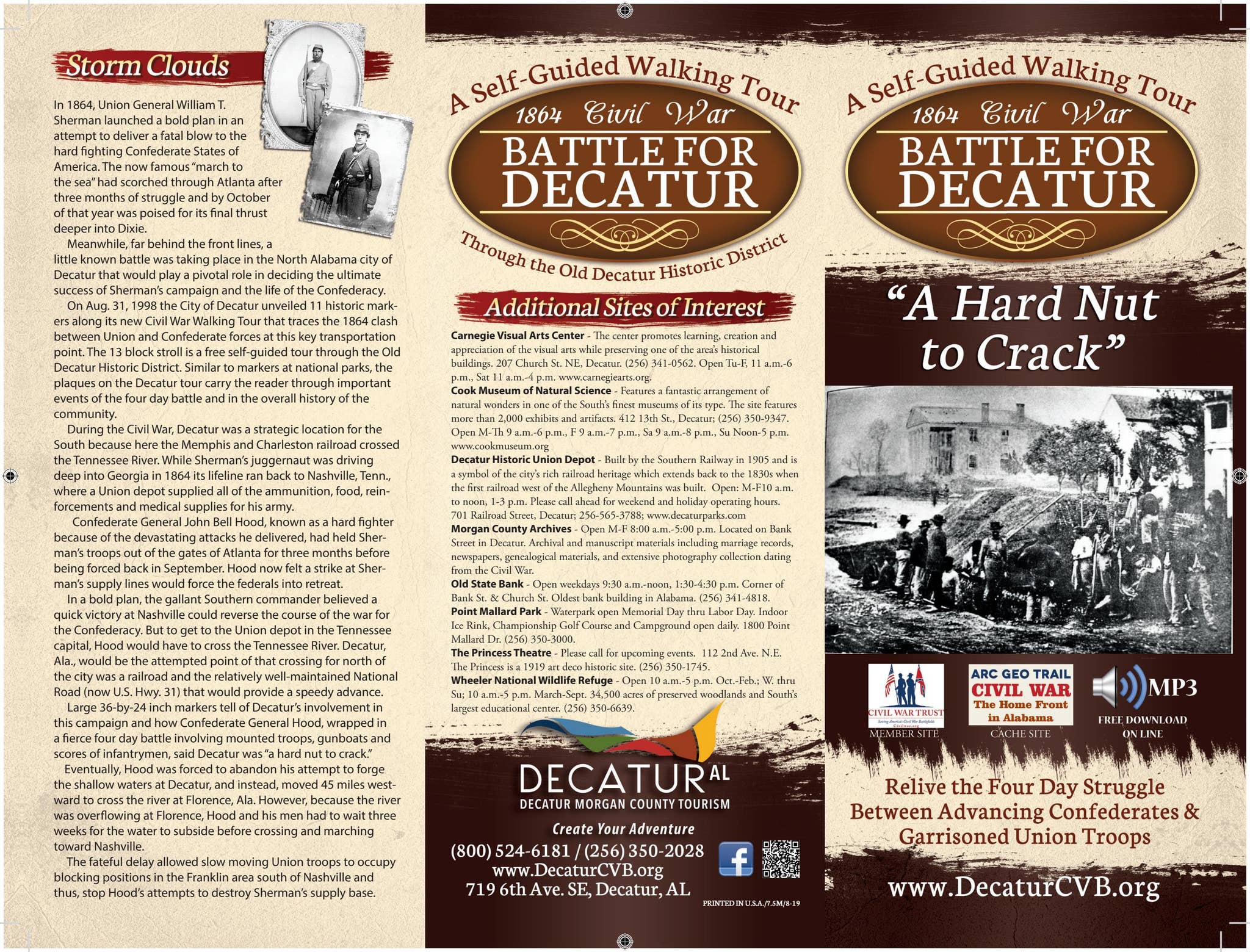 A Self-Guided Walking Tour Civil War : Battle For Decatur by ...