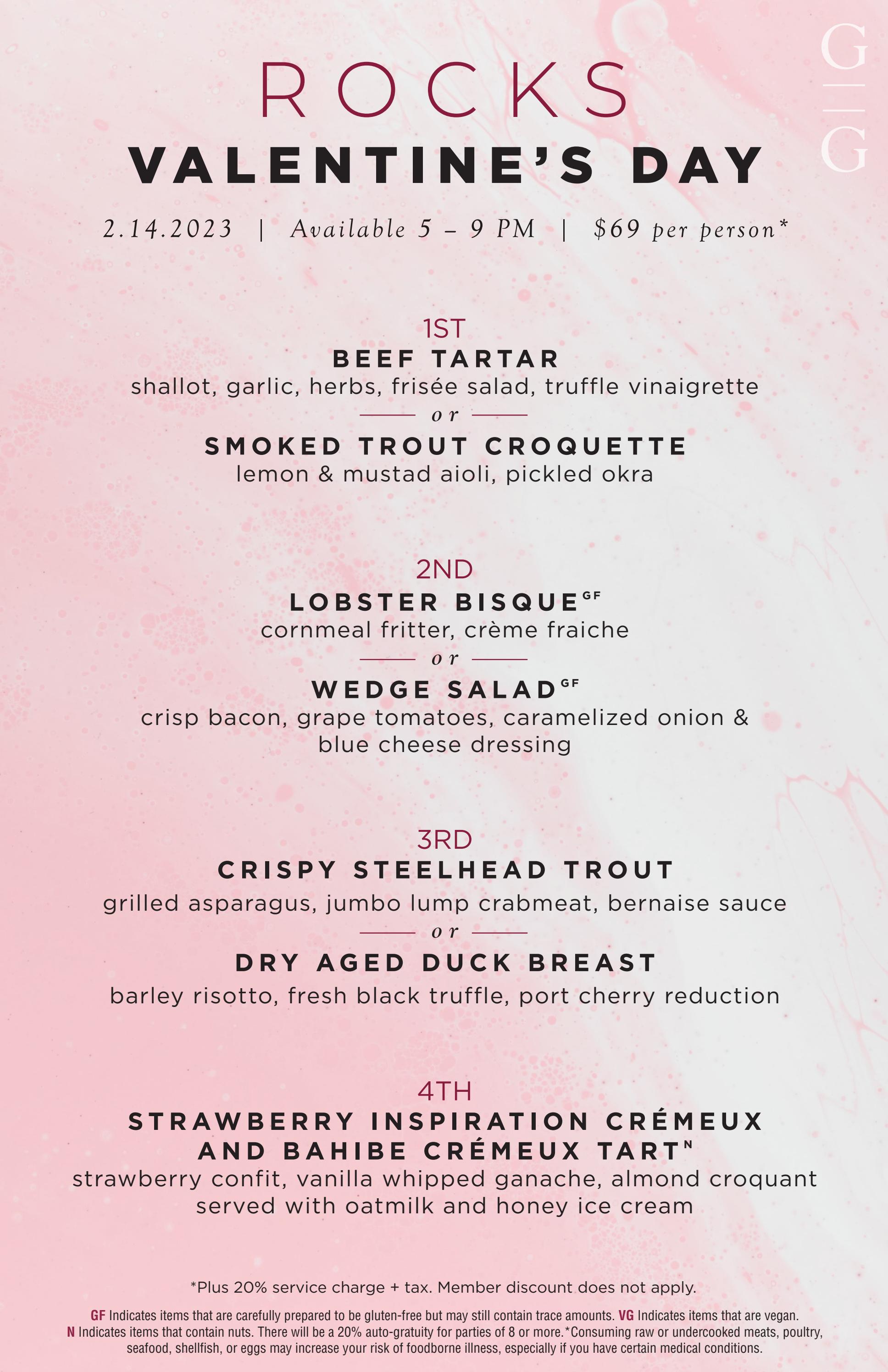 Valentine's Day Dinner at The Rocks by gardenofthegodsresortandclub - Issuu