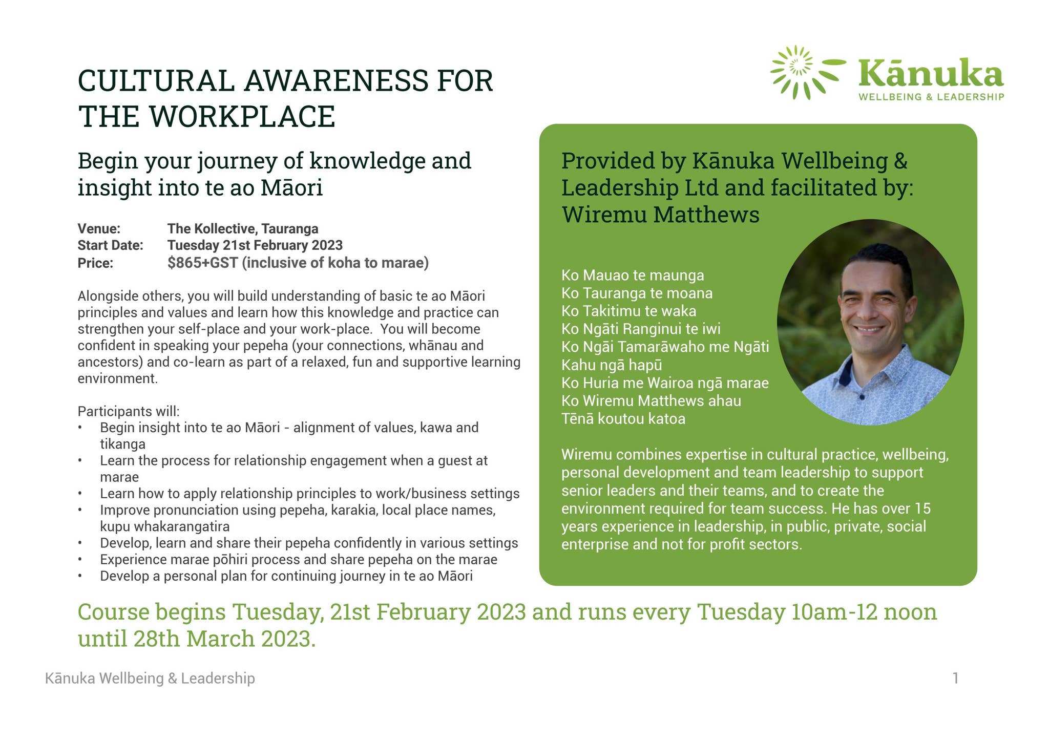 Cultural Awareness Public Course 2023 by WBOP PHO - Issuu