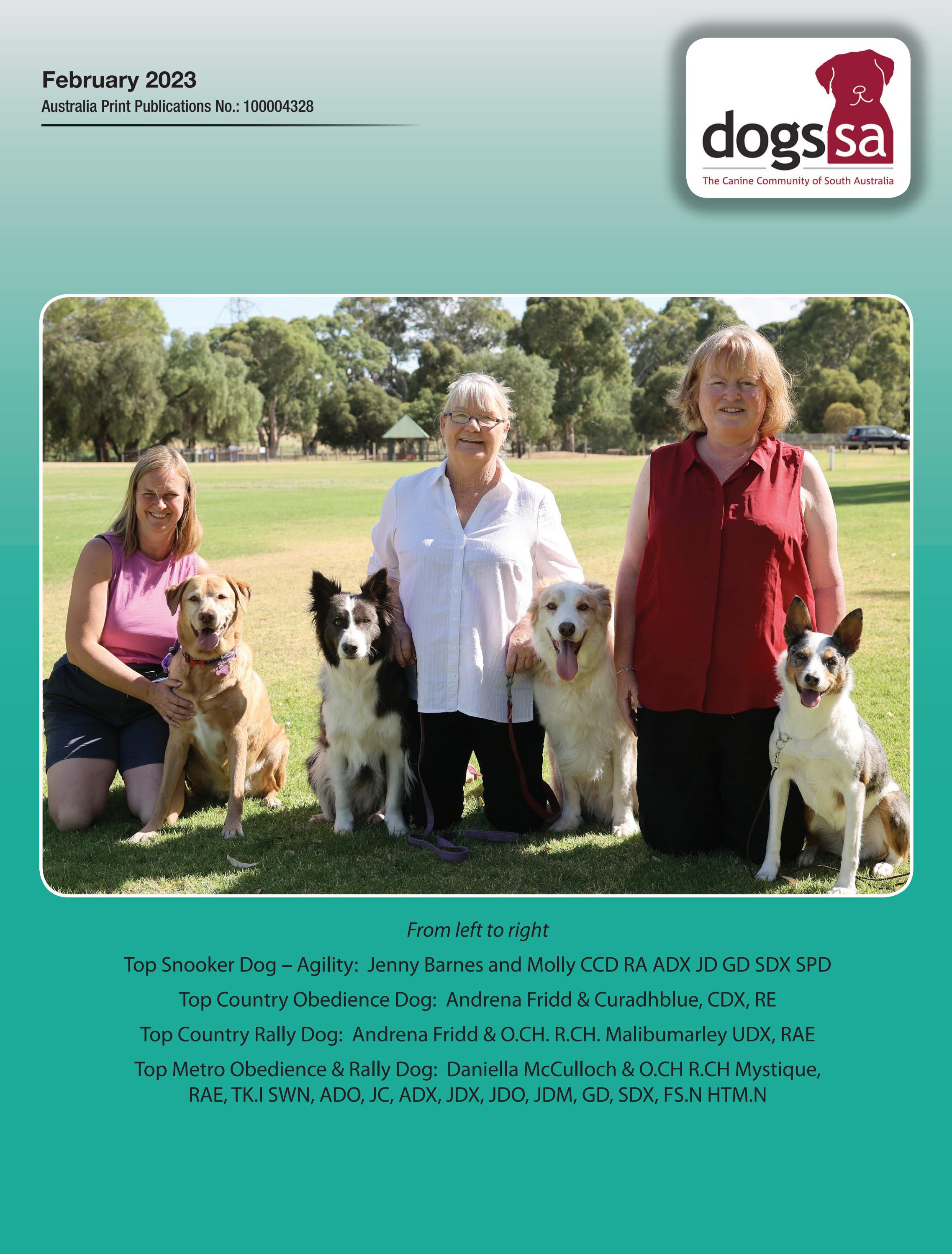 2023 Dogs SA February magazine by Dogs SA - Issuu