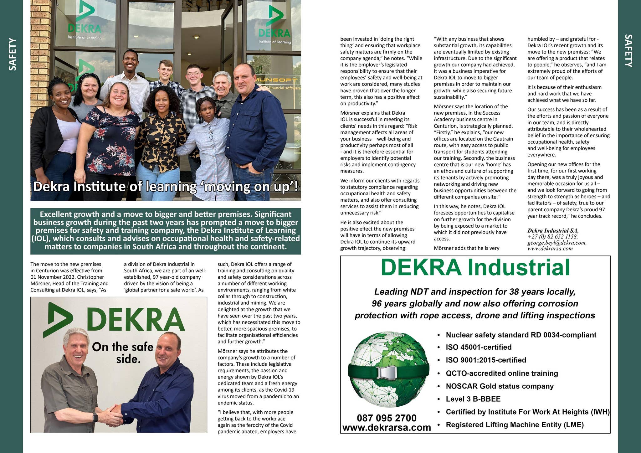 Dekra Industrial SA by Lifting Africa - Issuu