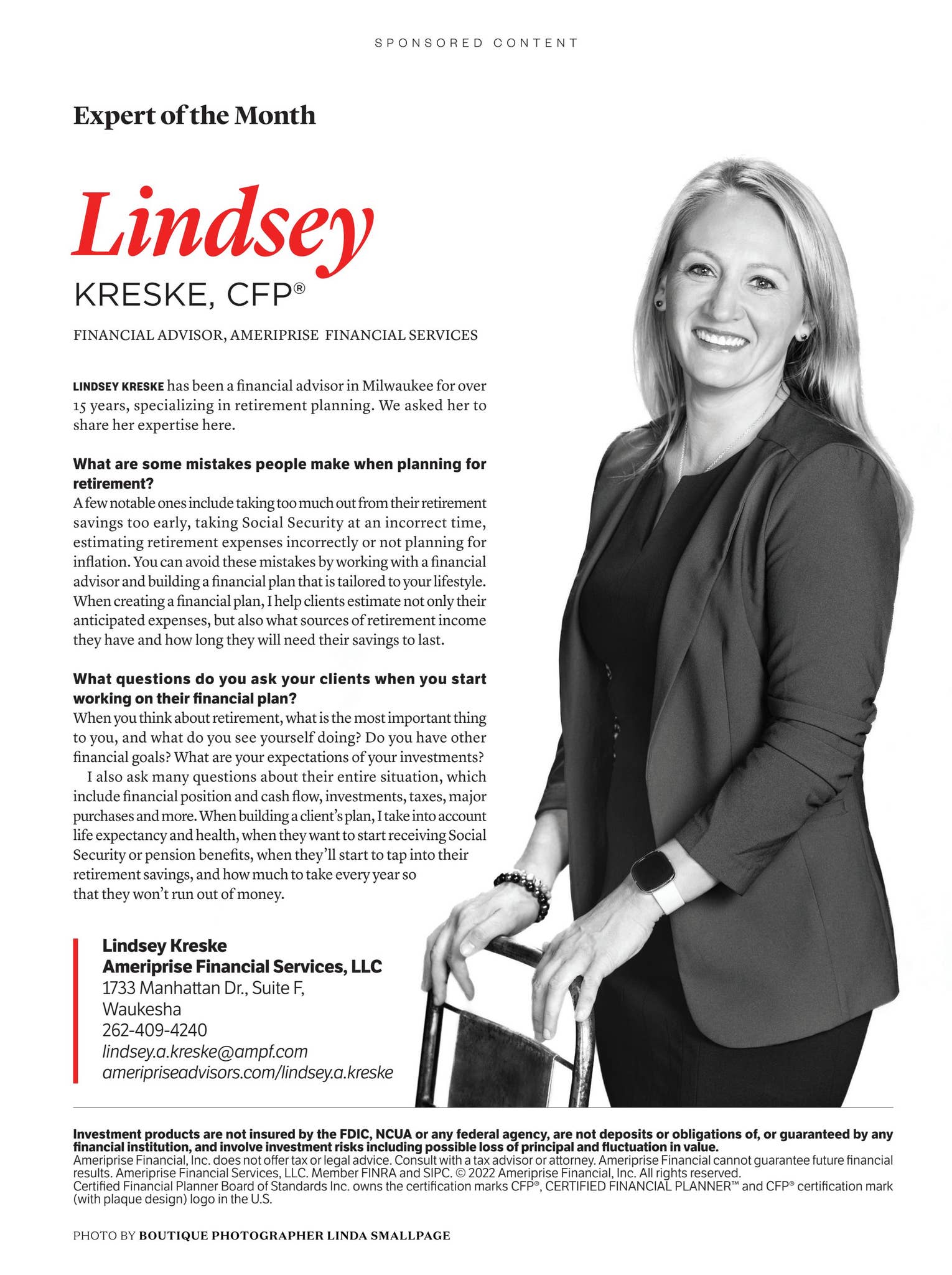 Milwaukee Magazine | Expert of the Month Lindsey Kreske by Milwaukee ...