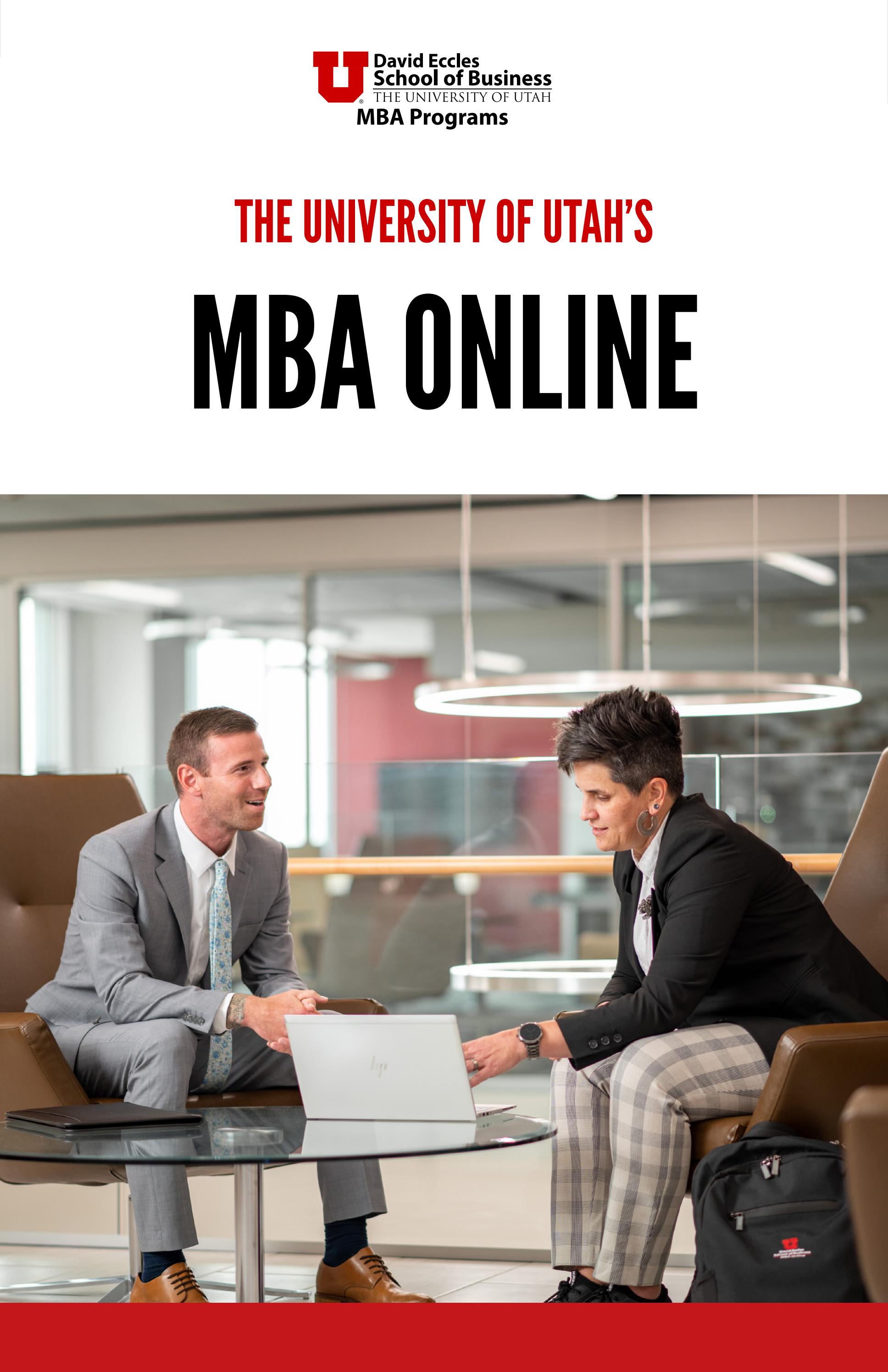 The University of Utah's MBA Online Guide by University of Utah's MBA ...