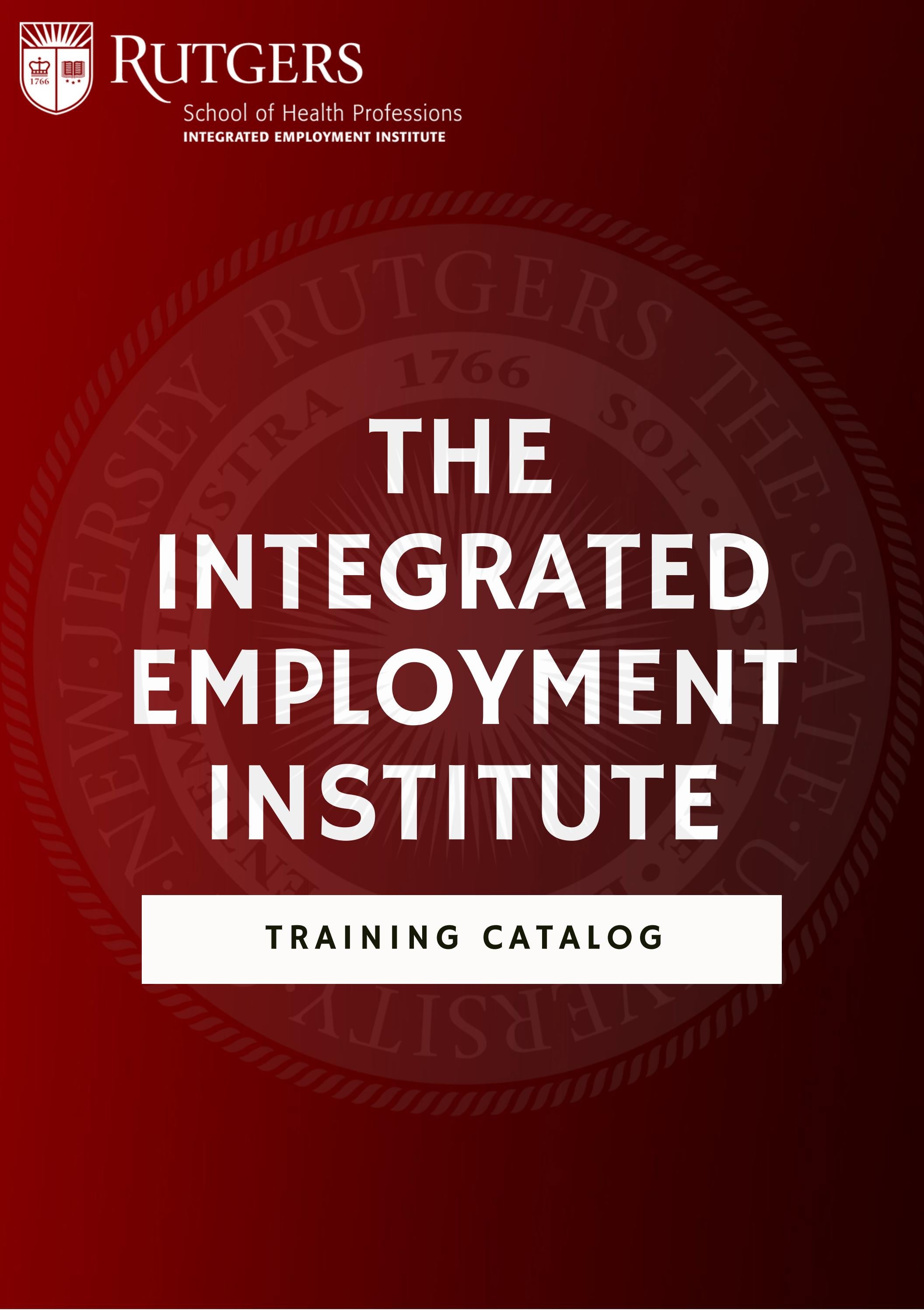 IEI Training Catalog by Integrated Employment Institute - Issuu
