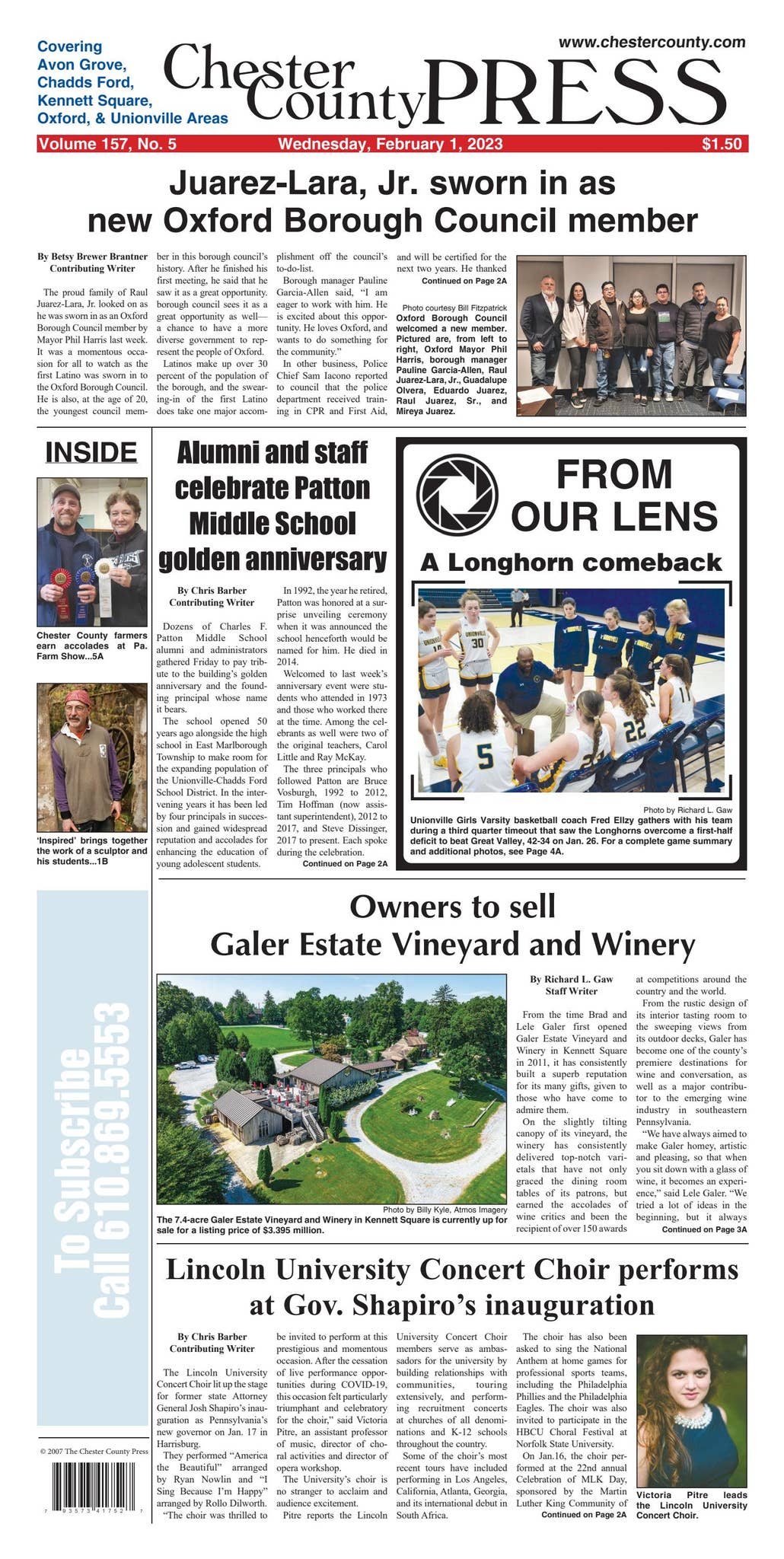 Chester County Press 02-01-2023 Edition by Ad Pro Inc. - Issuu
