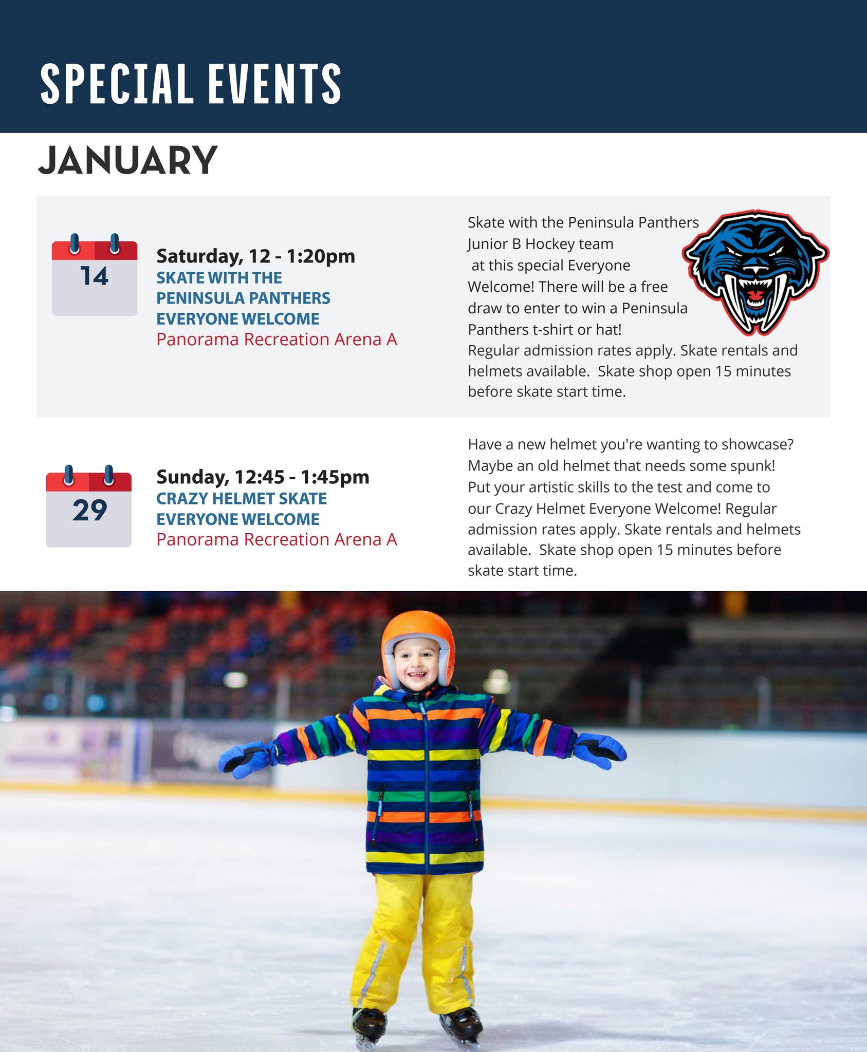 Panorama Recreation Winter 2023 Brochure by Panorama Recreation - Issuu