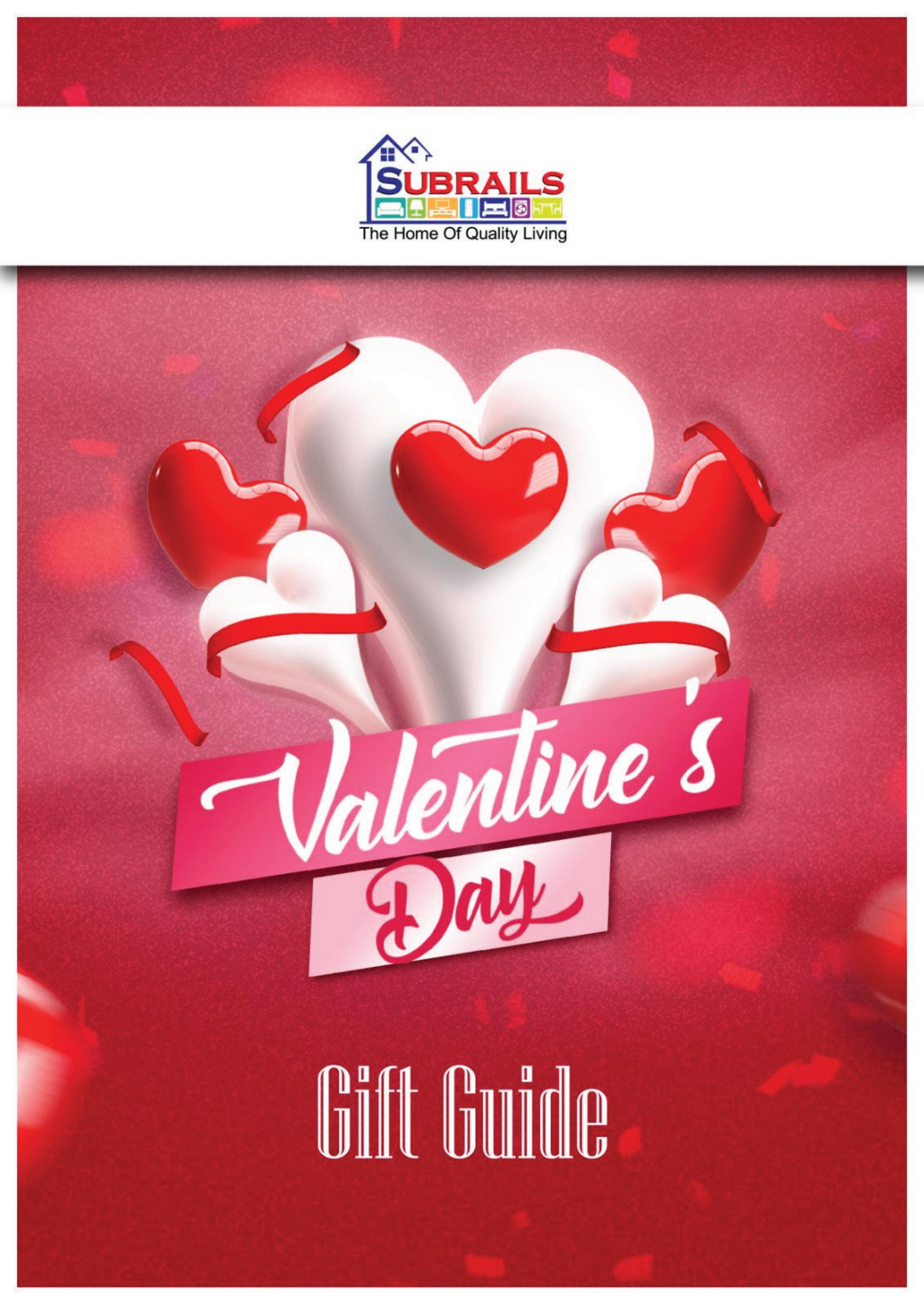 Subrails Valentines Day Gift Guide 2023 by Subrails Furniture Centre ...