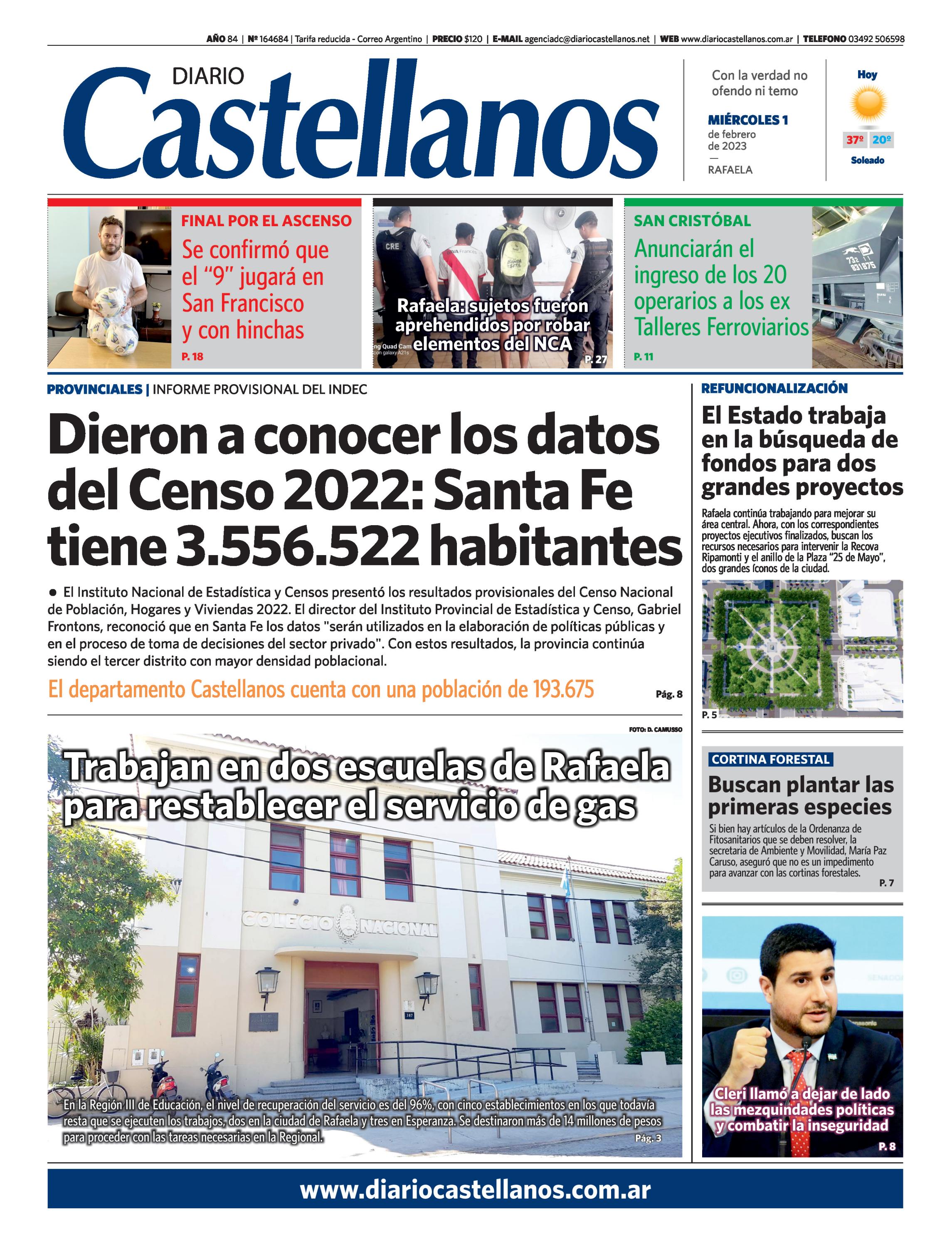 Diario Castellanos 01 02 23 by Diario Castellanos - Issuu