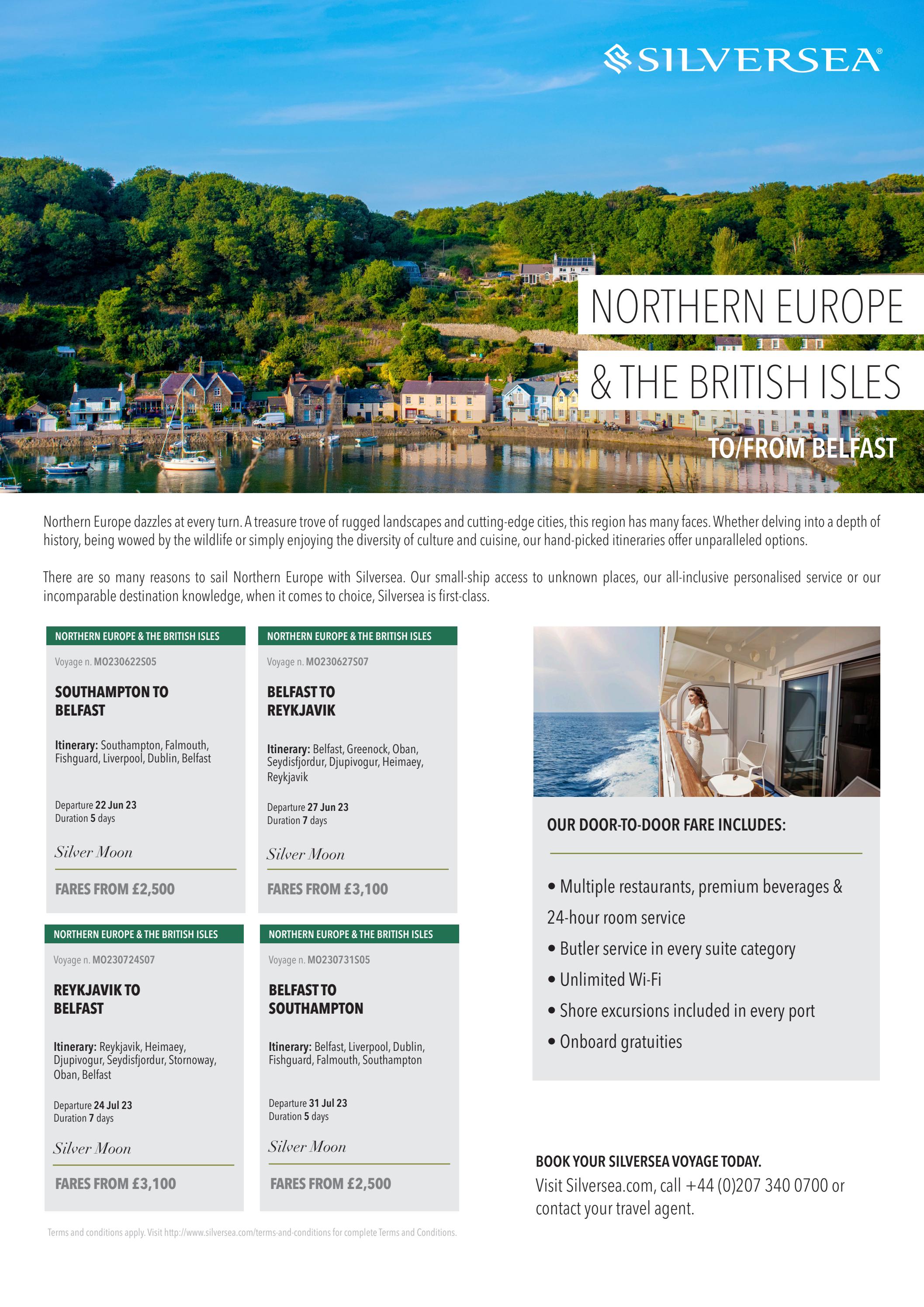 Belfast offers flyer UK by Silversea - Issuu