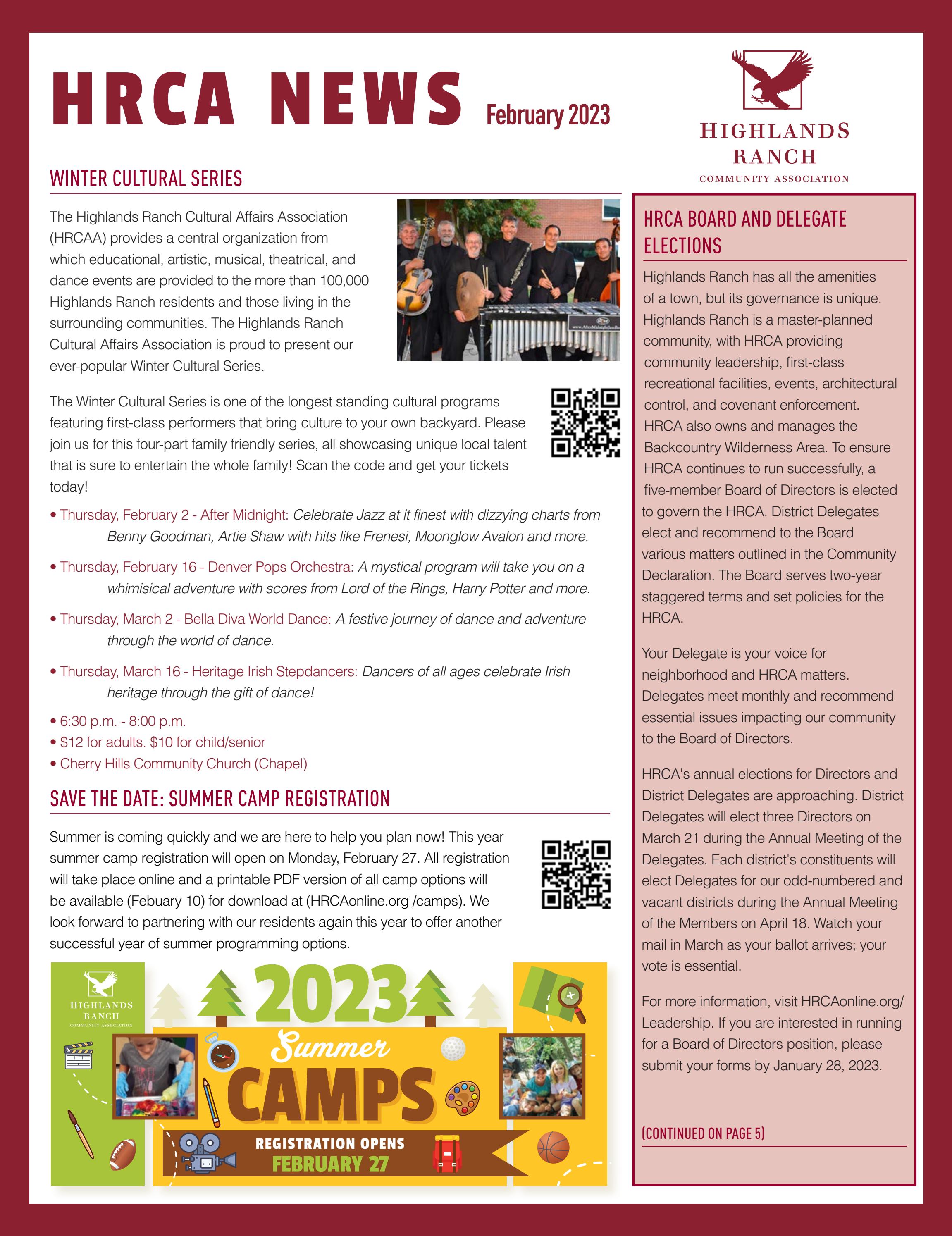 HRCA February 2023 Newsletter by Laura Mitchell - Issuu